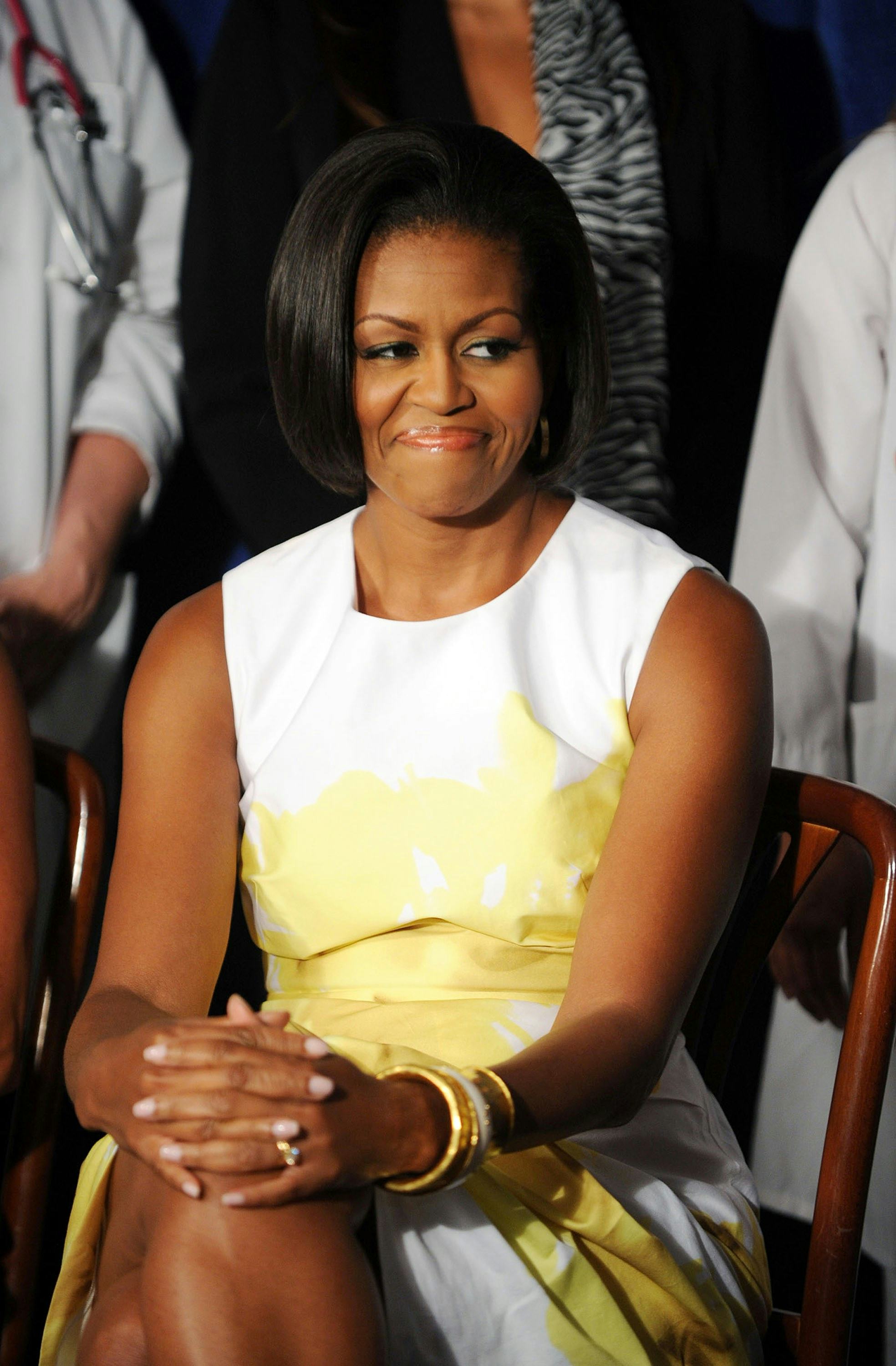 Michelle Obama and Her Hair: Celebrating Eight Years of Bangs, Curls ...