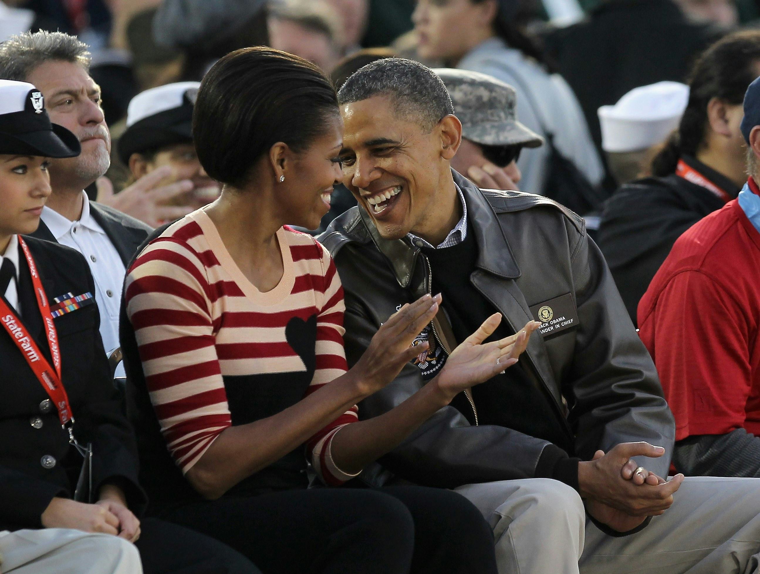 Michelle Obama and Her Hair: Celebrating Eight Years of Bangs, Curls ...