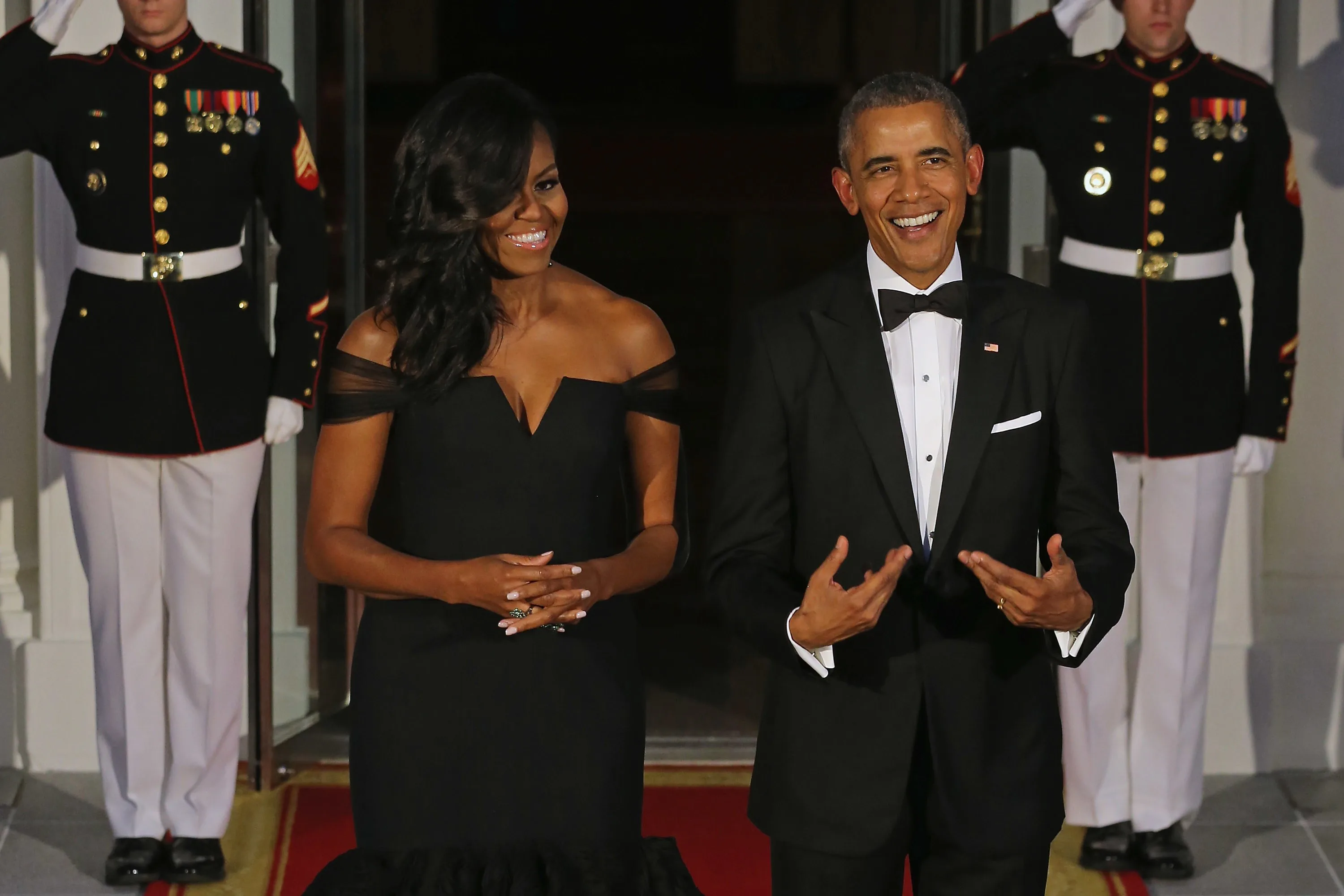 Michelle Obama and Her Hair: Celebrating Eight Years of Bangs, Curls ...