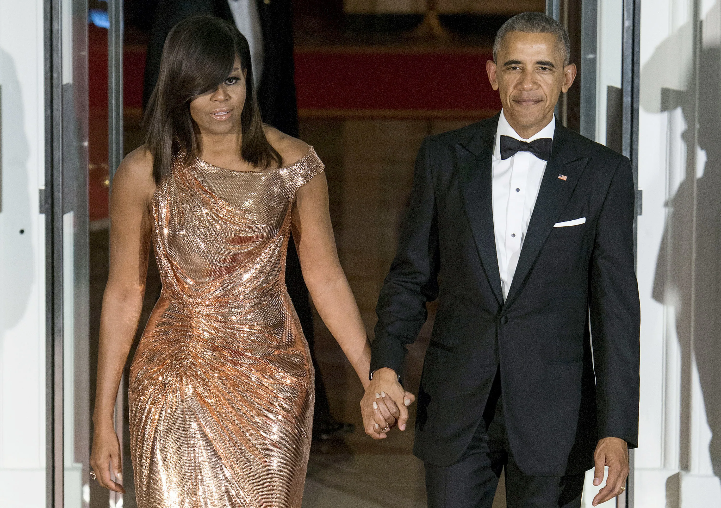 Michelle Obama and Her Hair: Celebrating Eight Years of Bangs, Curls ...