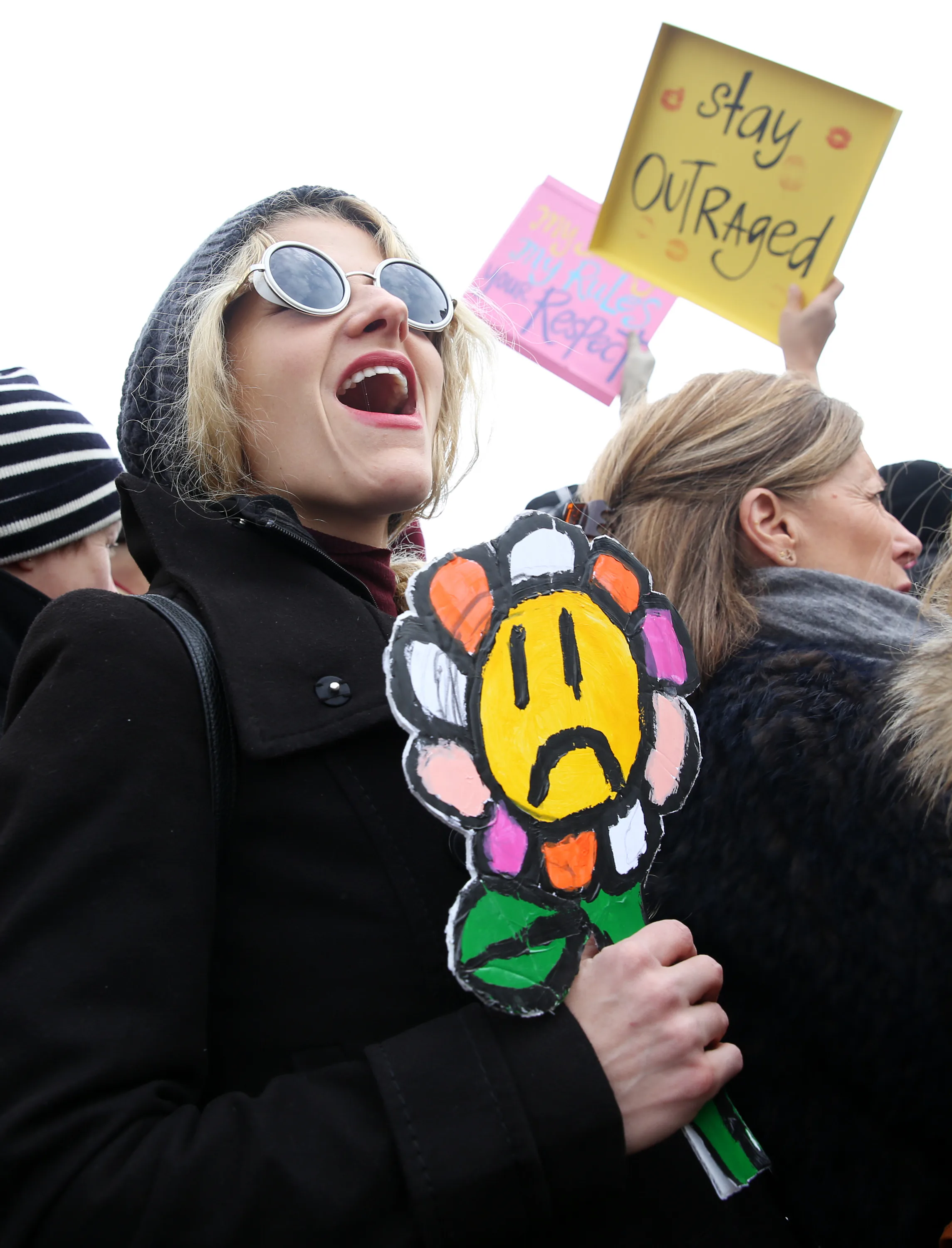 The Women’s March Takes Paris: See Photographs of Les Femmes Nasty