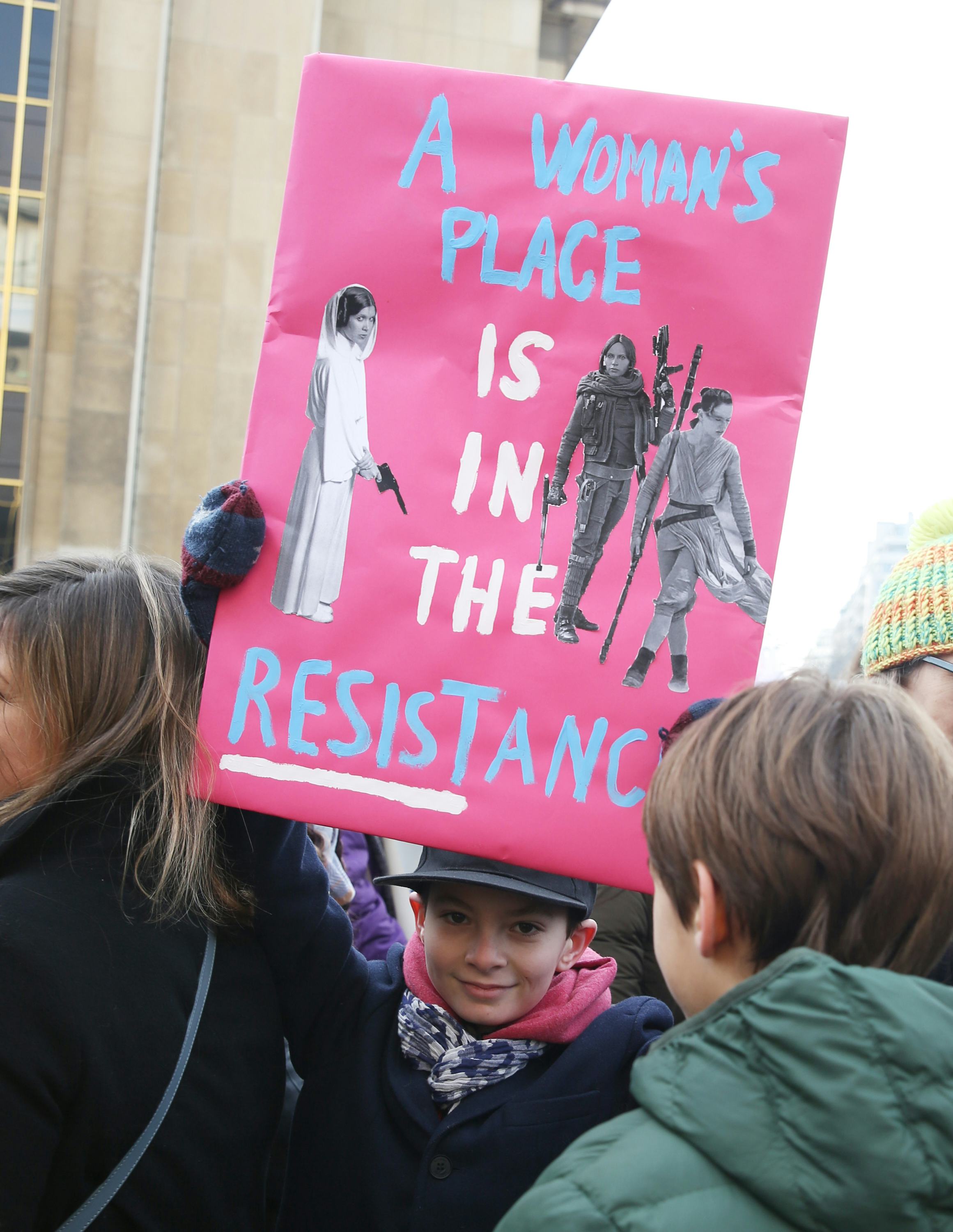 The Women’s March Takes Paris: See Photographs of Les Femmes Nasty