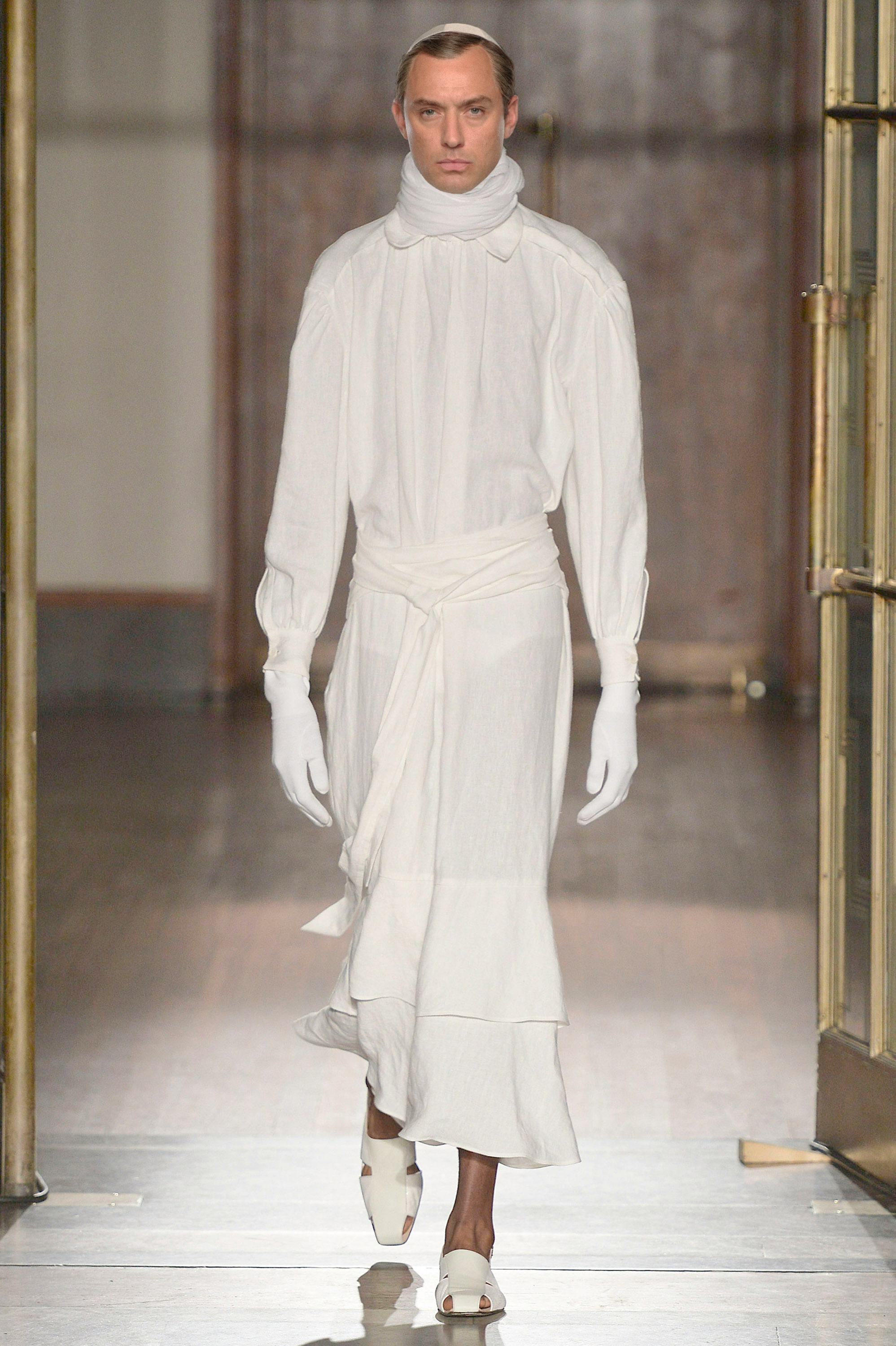 The Young Pope Tries Out 11 High Fashion Runway Looks