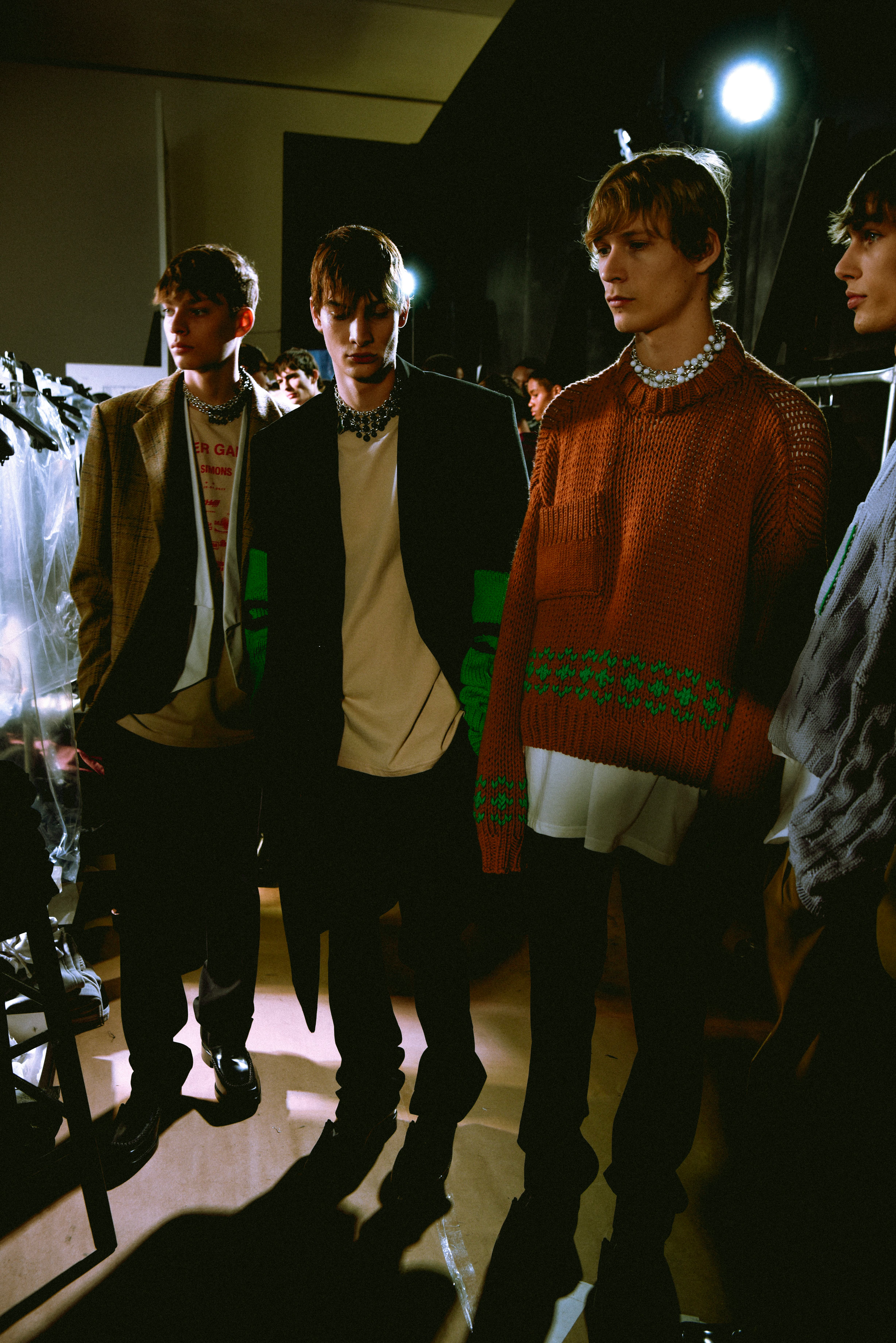 Raf Simons Arrives in New York: Backstage and Inside His Fall 2017 Show