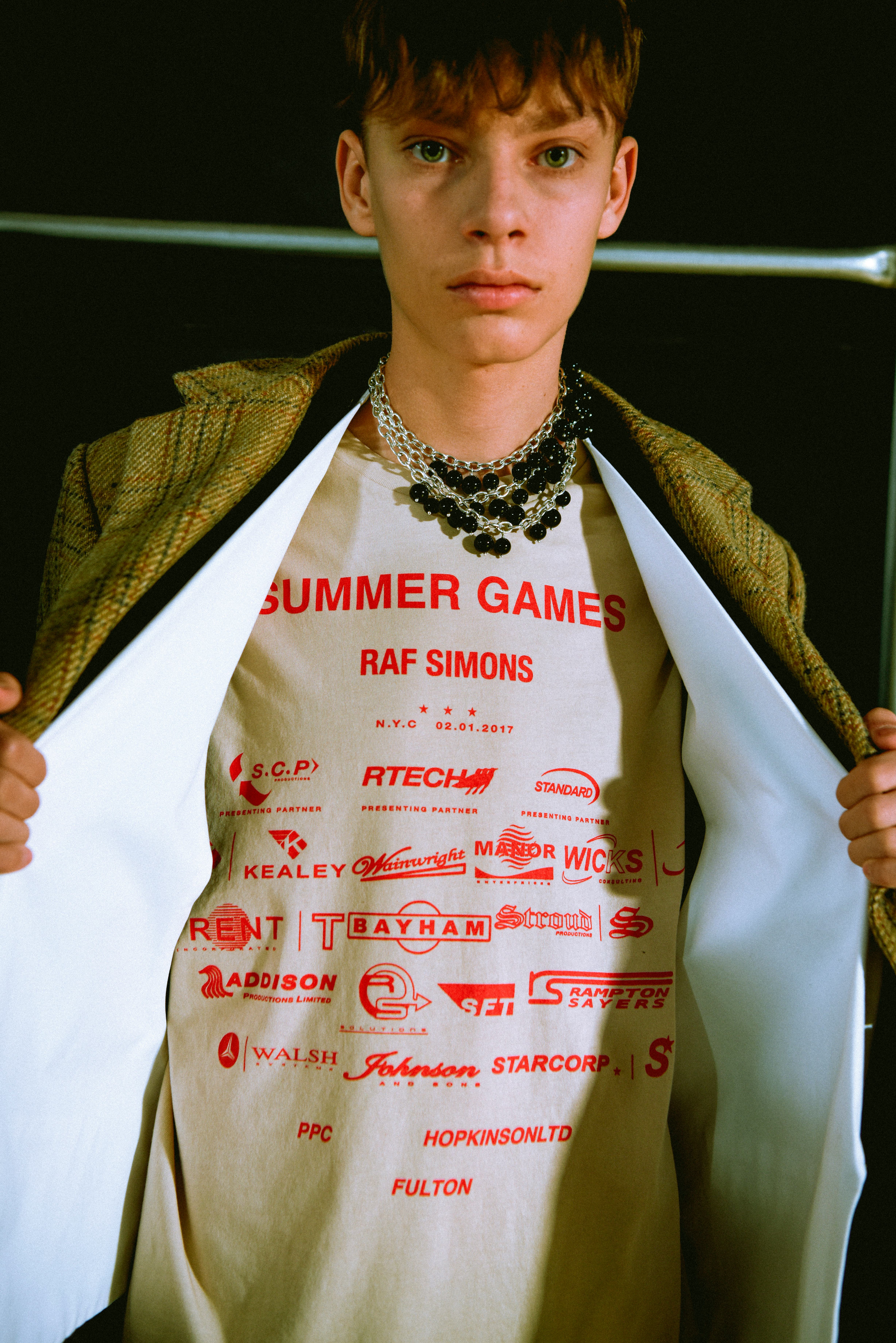 Raf Simons Arrives in New York: Backstage and Inside His Fall 2017 Show