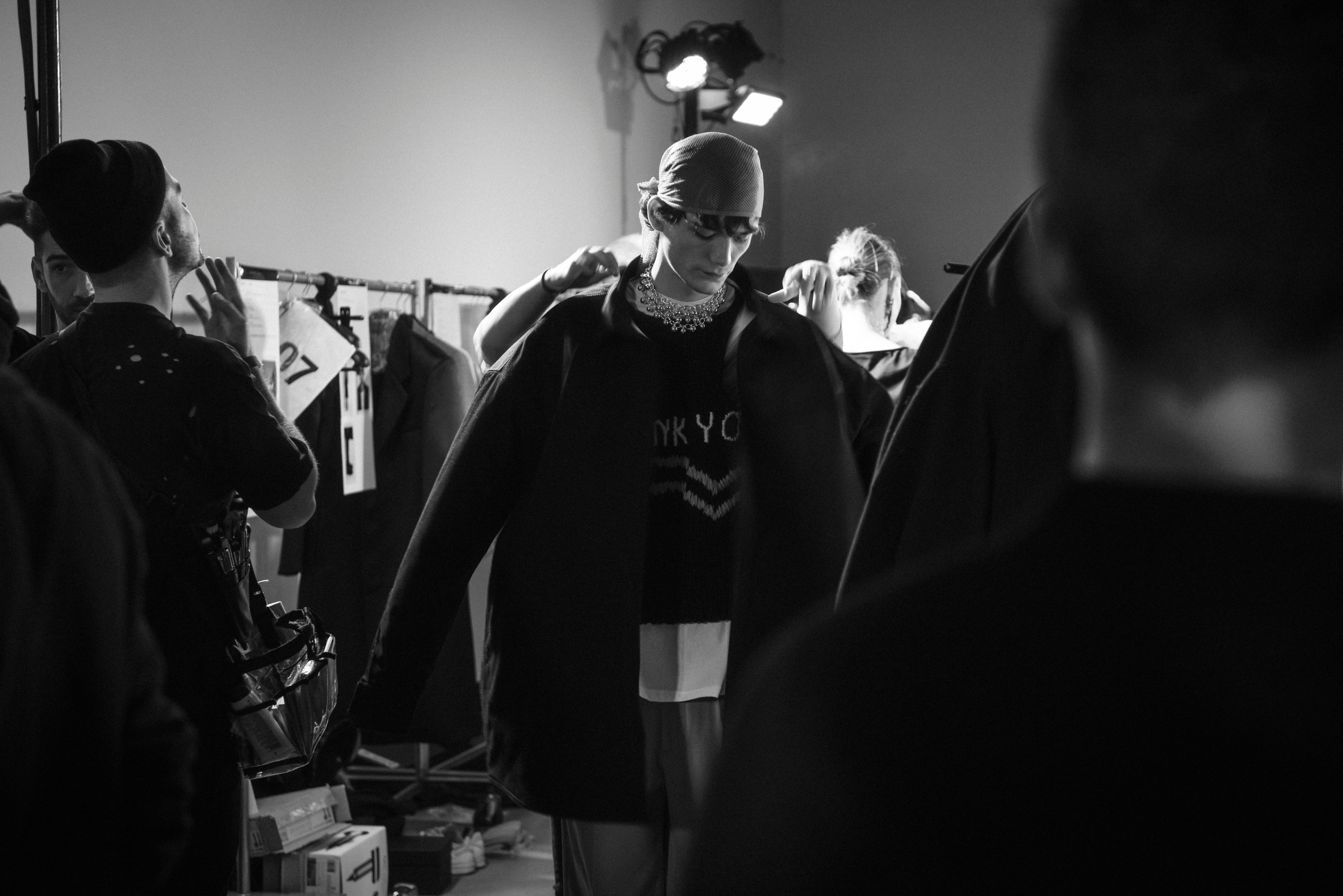 Raf Simons Arrives in New York: Backstage and Inside His Fall 2017 Show