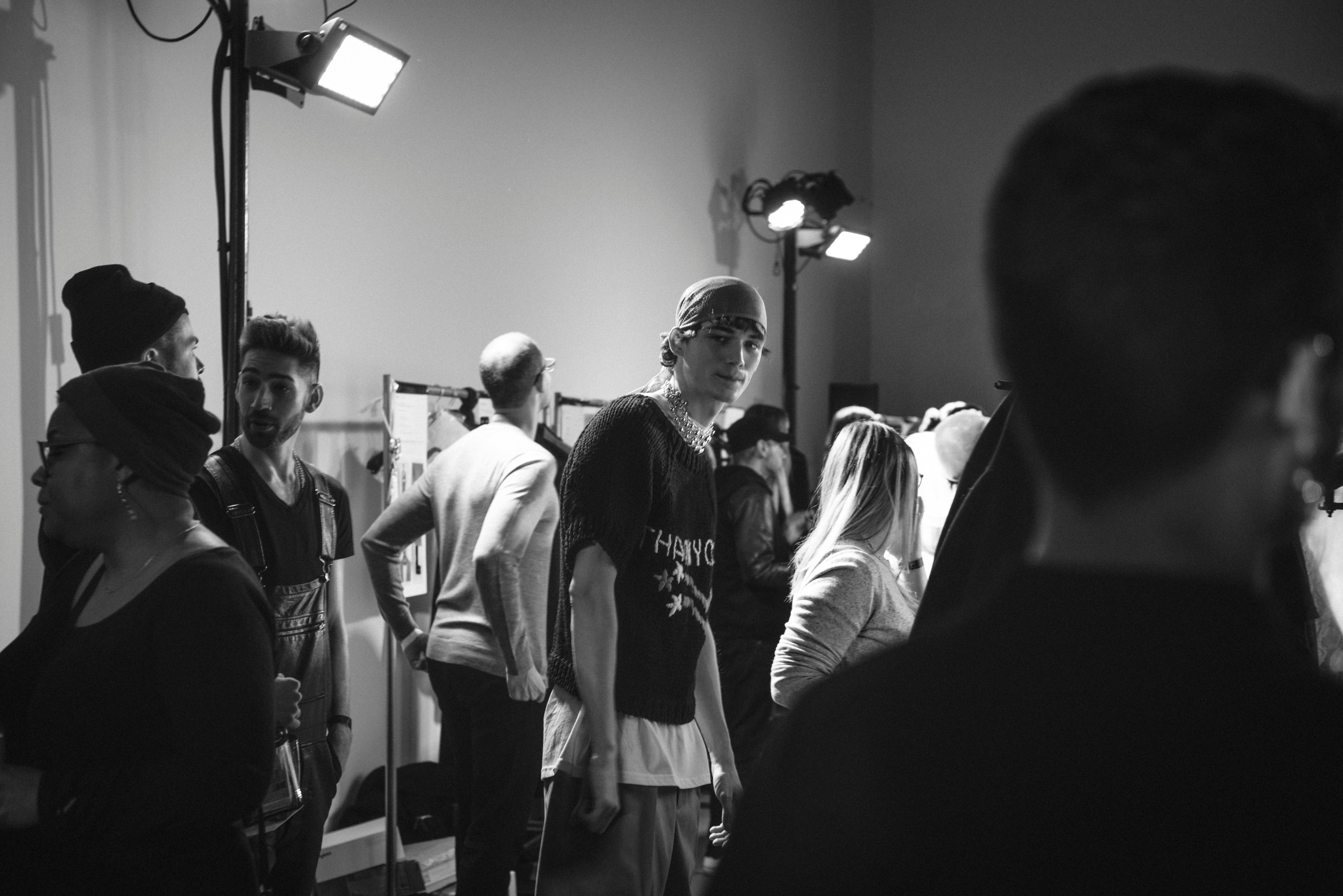 Raf Simons Arrives in New York: Backstage and Inside His Fall 2017 Show