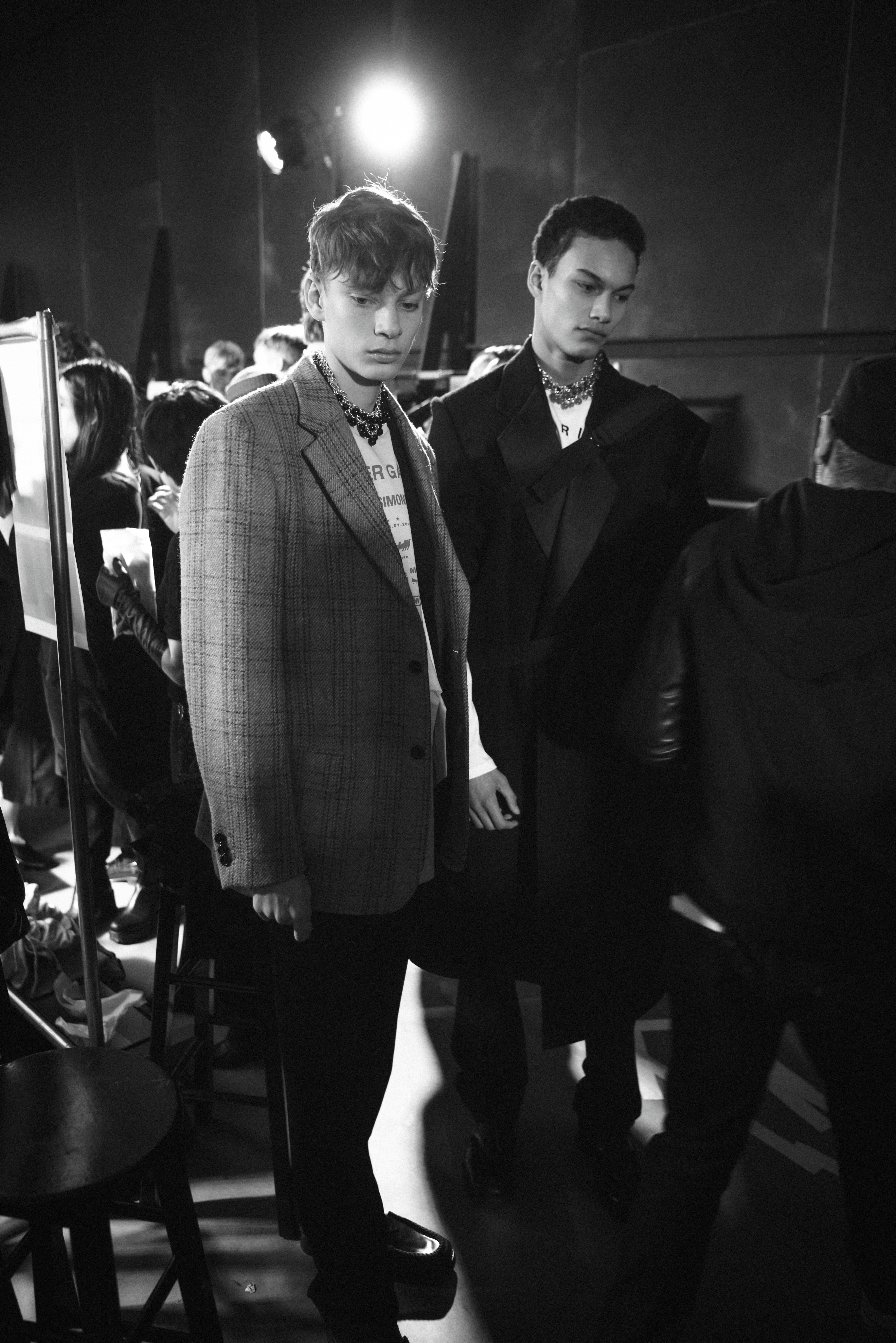 Raf Simons Arrives in New York: Backstage and Inside His Fall 2017 Show