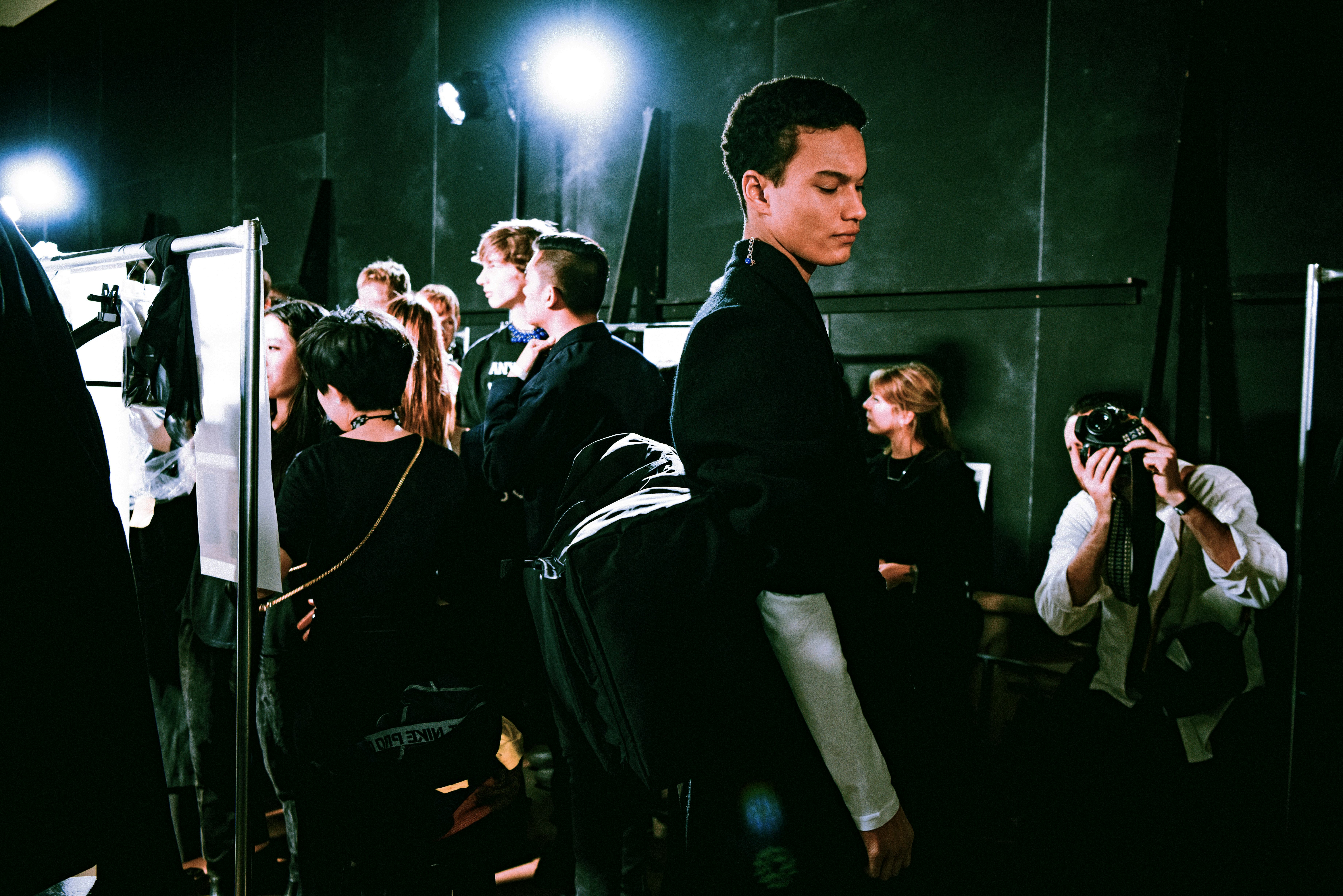 Raf Simons Arrives in New York: Backstage and Inside His Fall 2017 Show