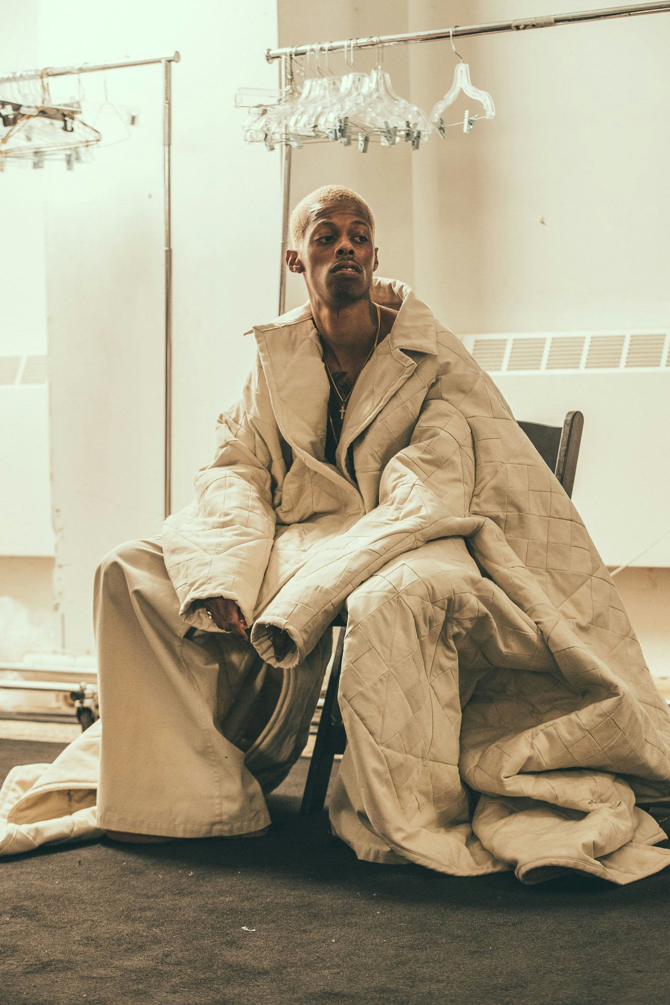 Rihanna-Approved Designer Matthew Adams Dolan Brought a Bed to Fashion Week