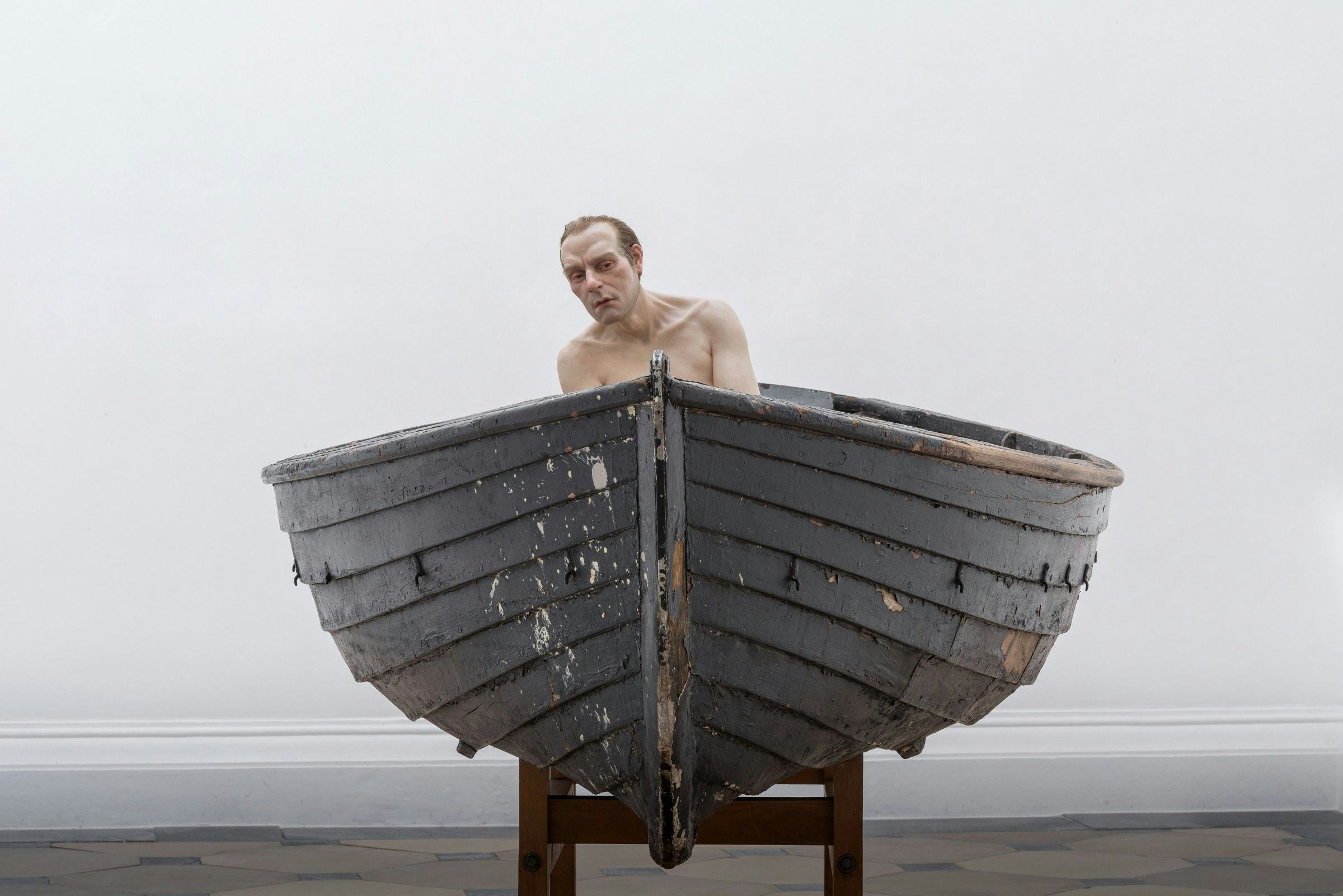Ron Mueck’s Giant Sculptures of People Are Mesmerizing, Very Unsettling