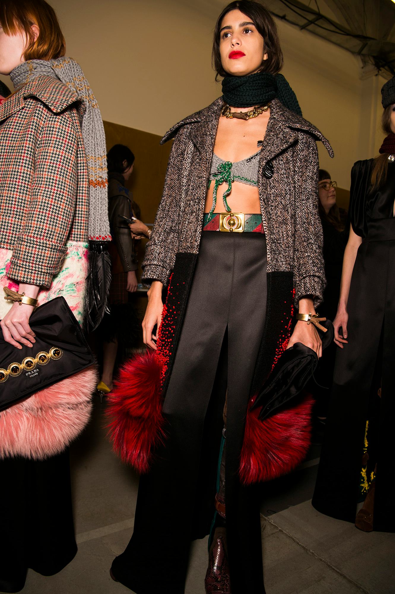 Prada’s All-Star Cast Brings Your ’70s Dreams to Life—All in Mohair