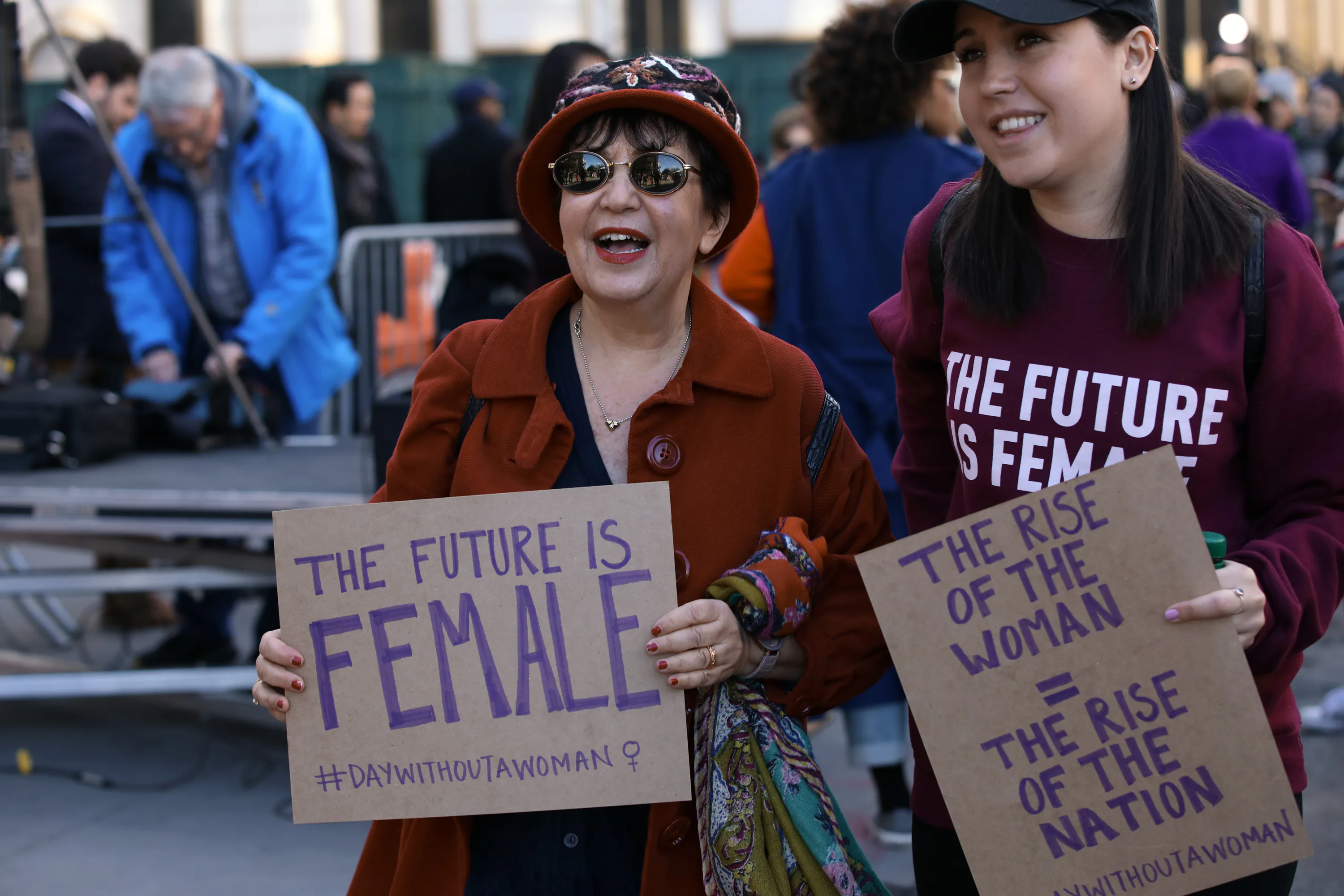A Day Without a Woman: See Photographs from the Women’s Strike in New ...