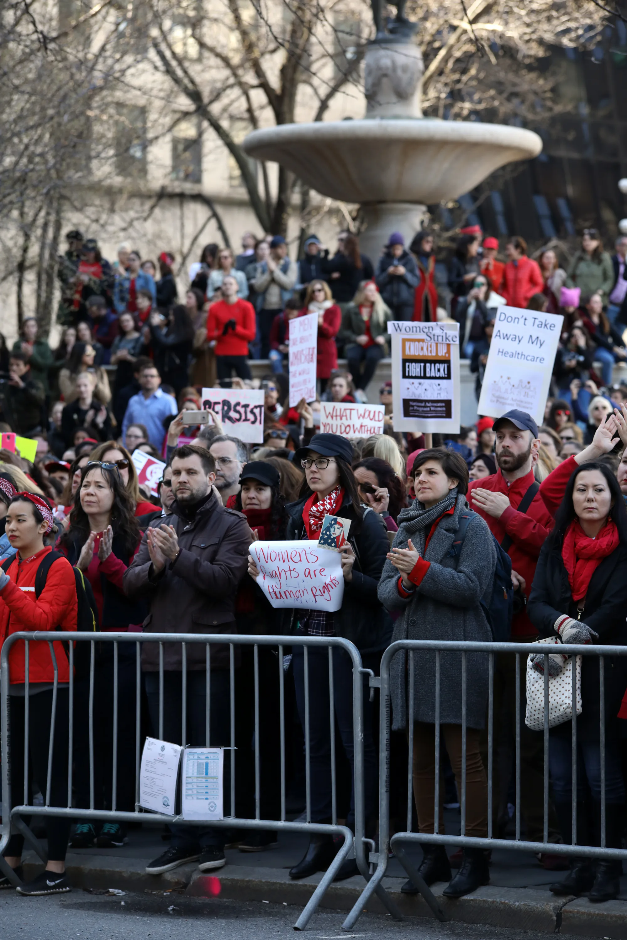 A Day Without a Woman: See Photographs from the Women’s Strike in New ...