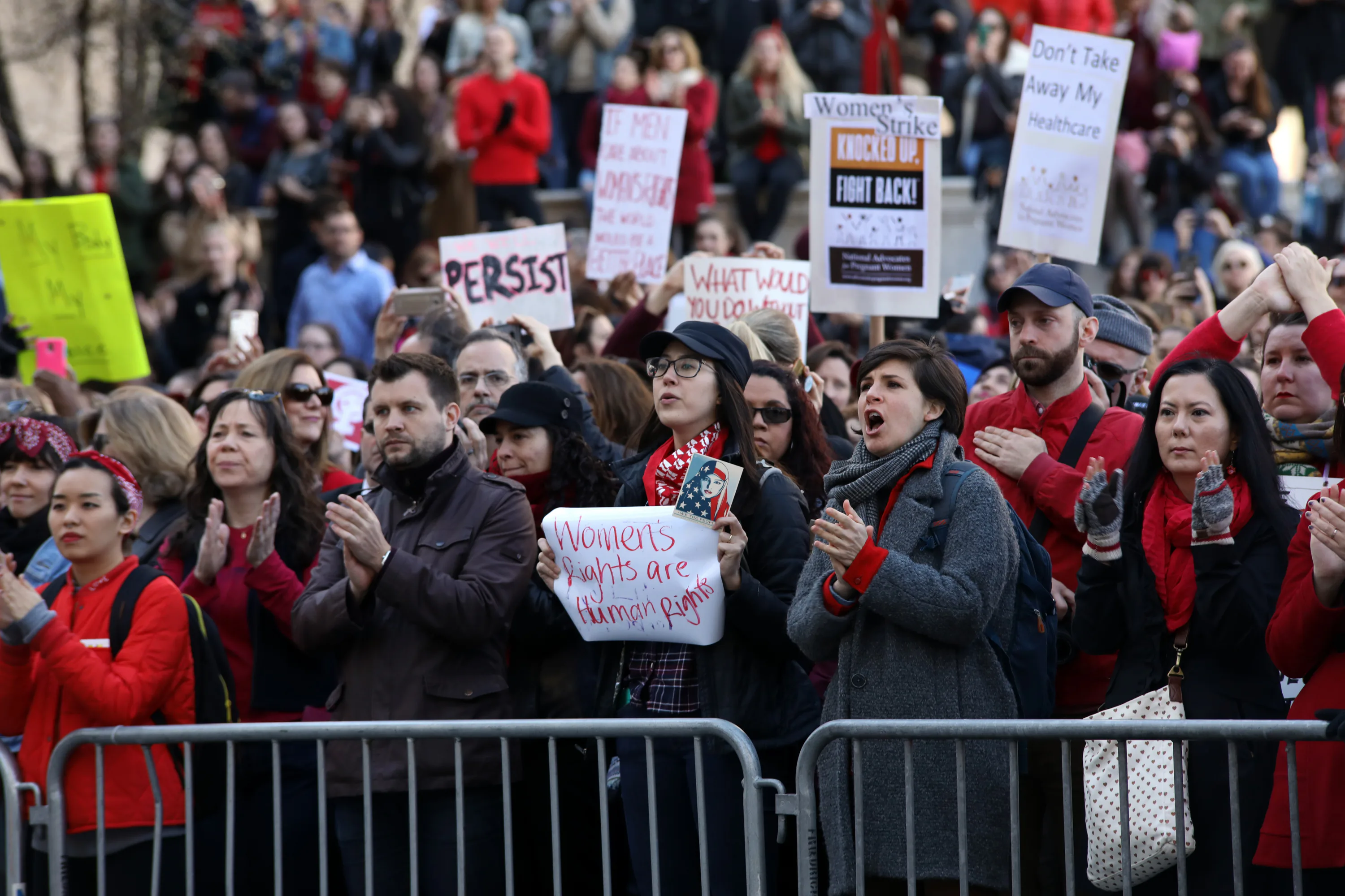 A Day Without a Woman: See Photographs from the Women’s Strike in New ...