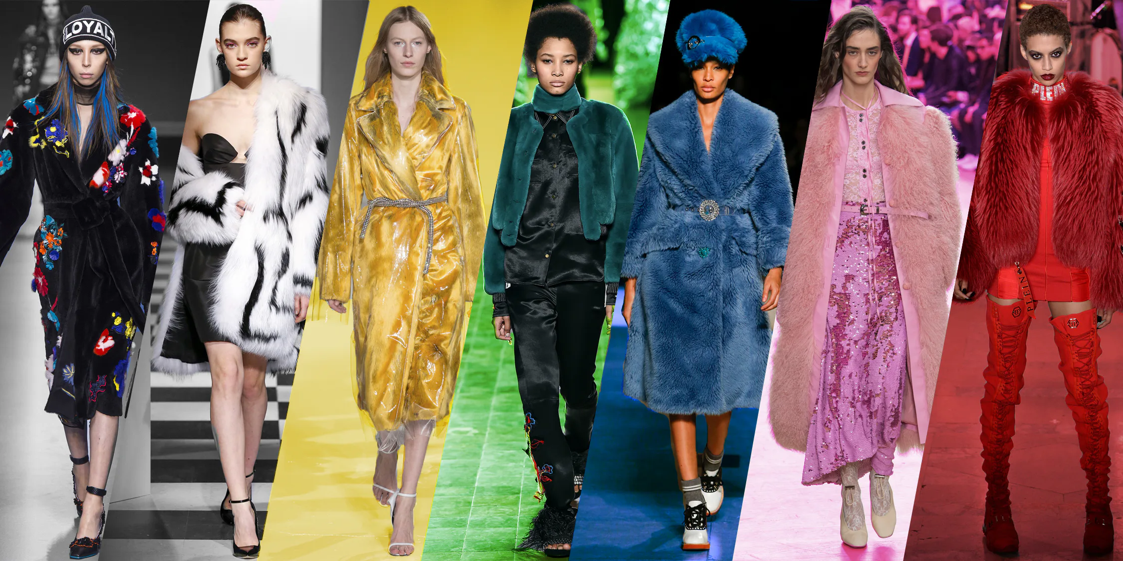 Why Fall 2017 Was All About Bold, Colorful Fur