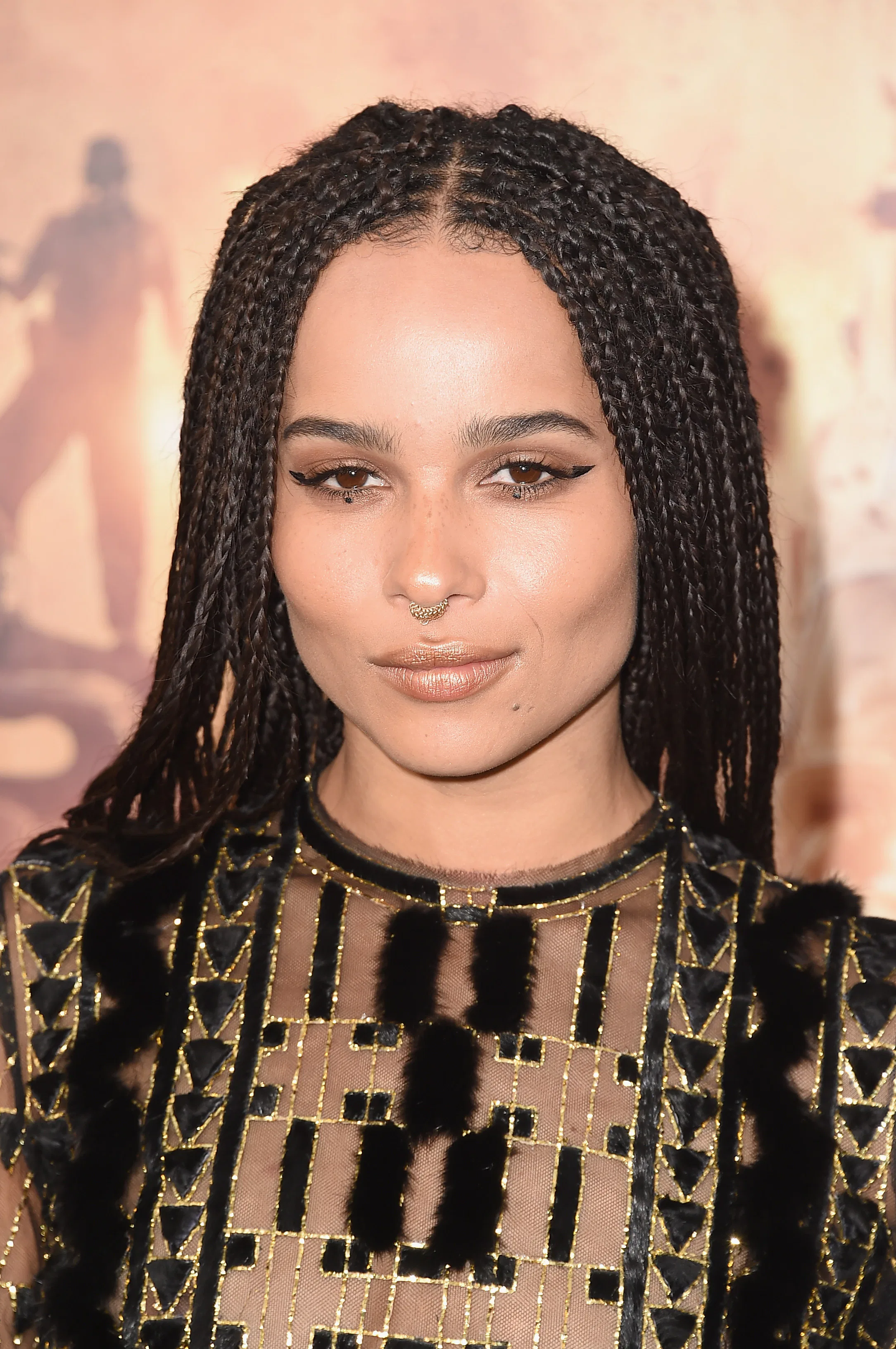 Zoë Kravitz Unveils Brunette Pixie Cut