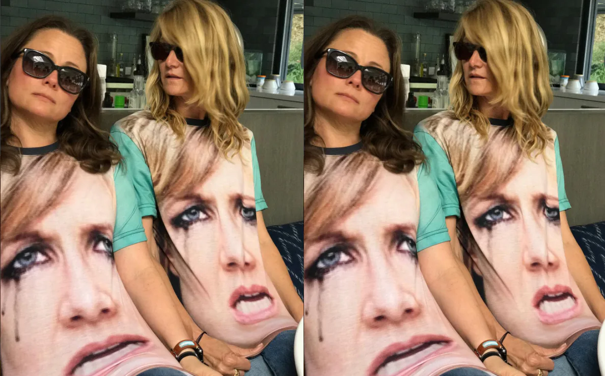 Laura Dern Wears Her Cry Face on a Shirt After Realizing Her “Cry Face ...