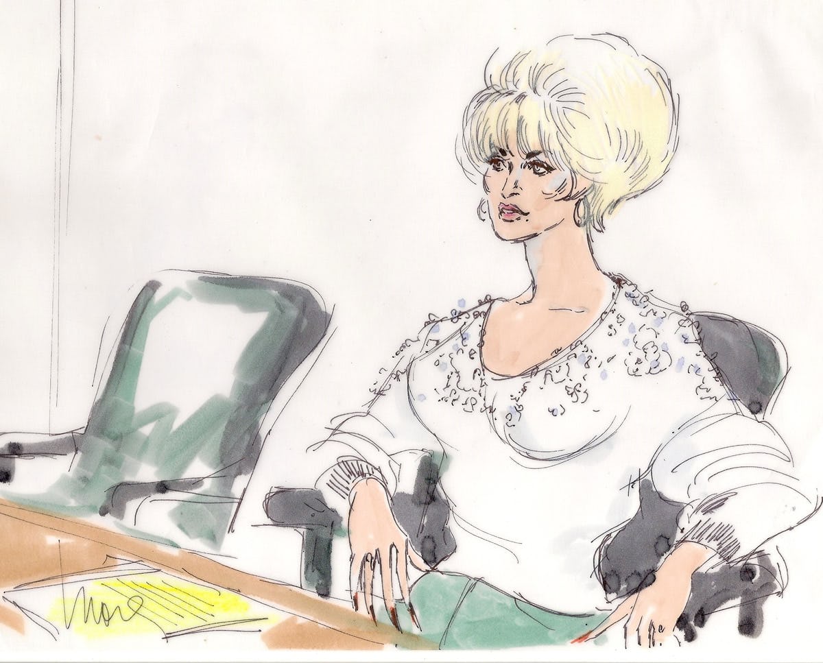 A Brief History of the 16 Most Memorable Celebrity Courtroom Sketches ...