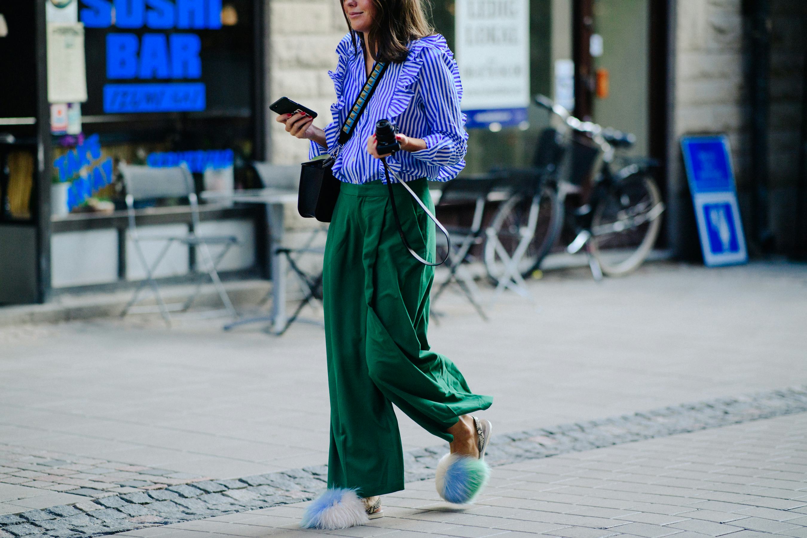 Stockholm Fashion Week Street Style Stars Are Still Dressing in Bright ...