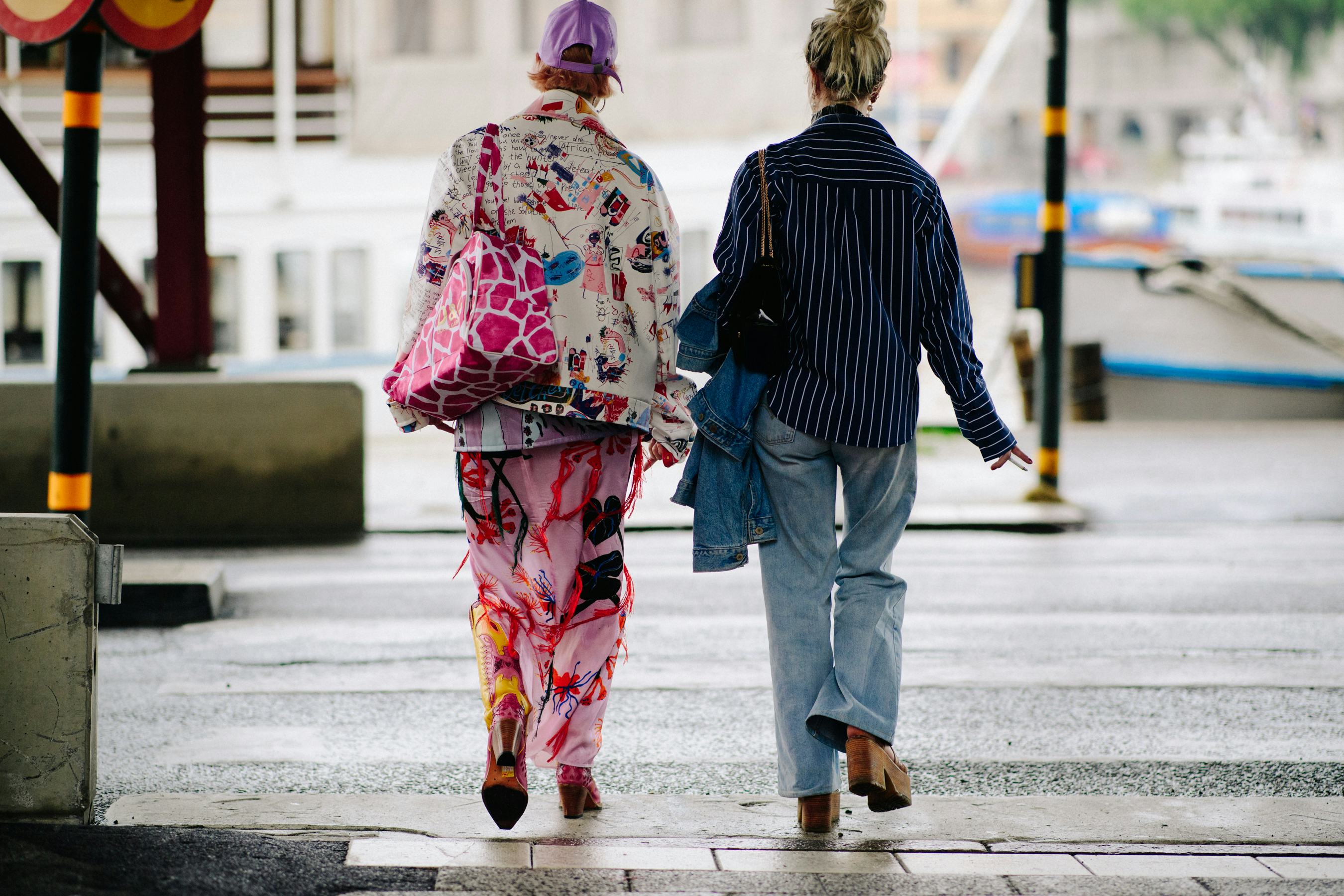 Stockholm Fashion Week Street Style Stars Are Still Dressing in Bright ...