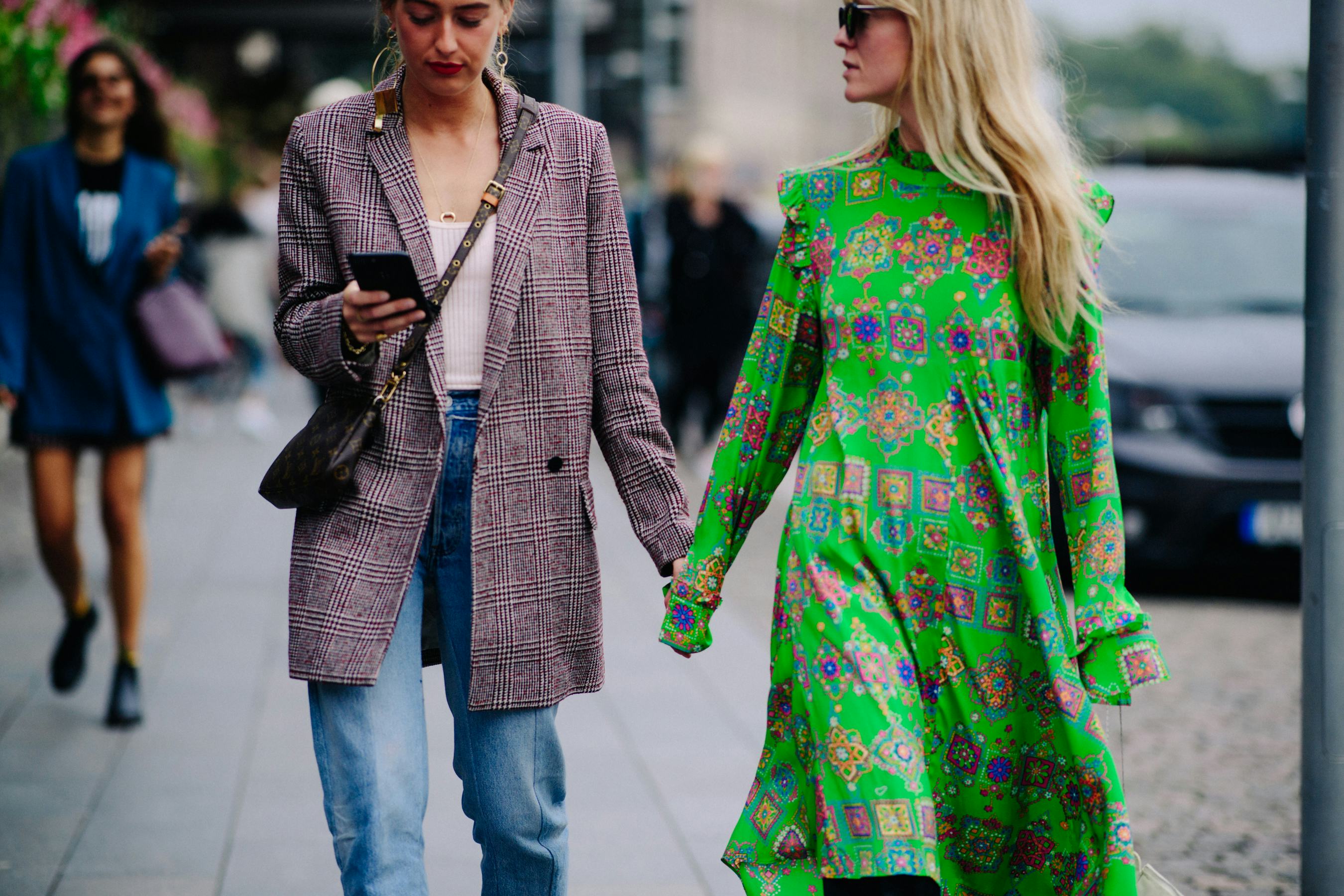 Stockholm Fashion Week Street Style Stars Are Still Dressing in Bright ...