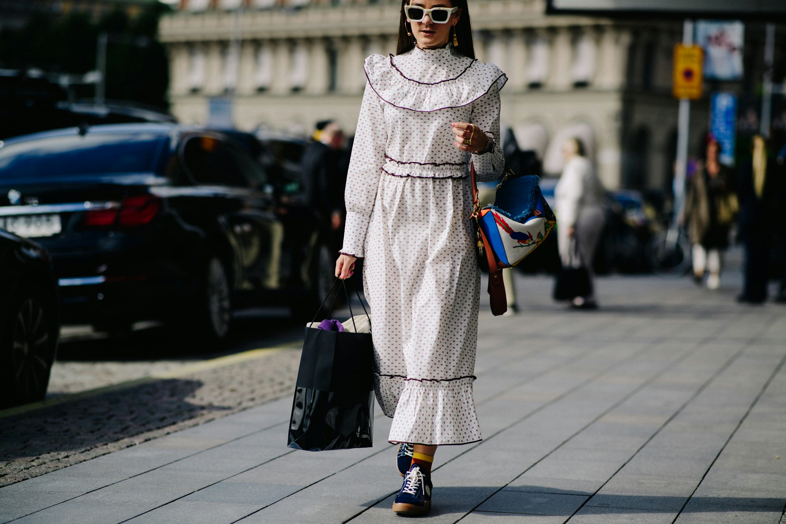 Stockholm Fashion Week Street Style Stars Are Still Dressing in Bright ...