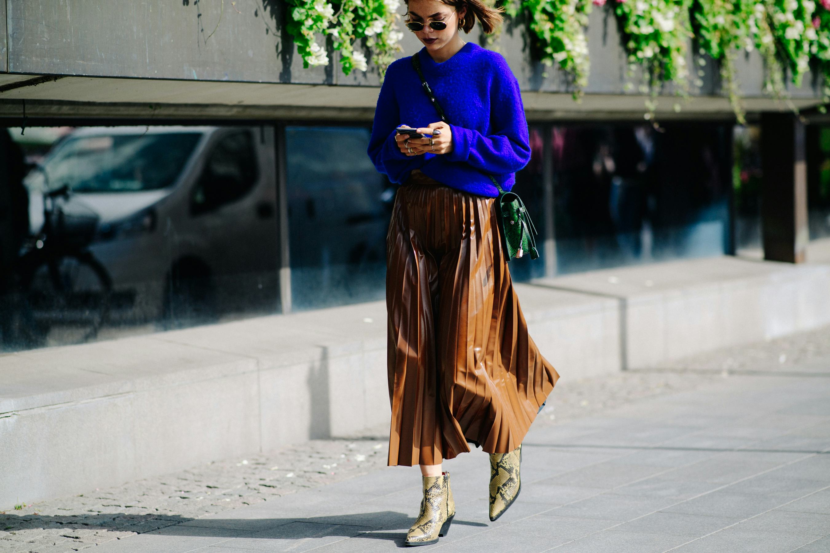 Stockholm Fashion Week Street Style Stars Are Still Dressing in Bright ...