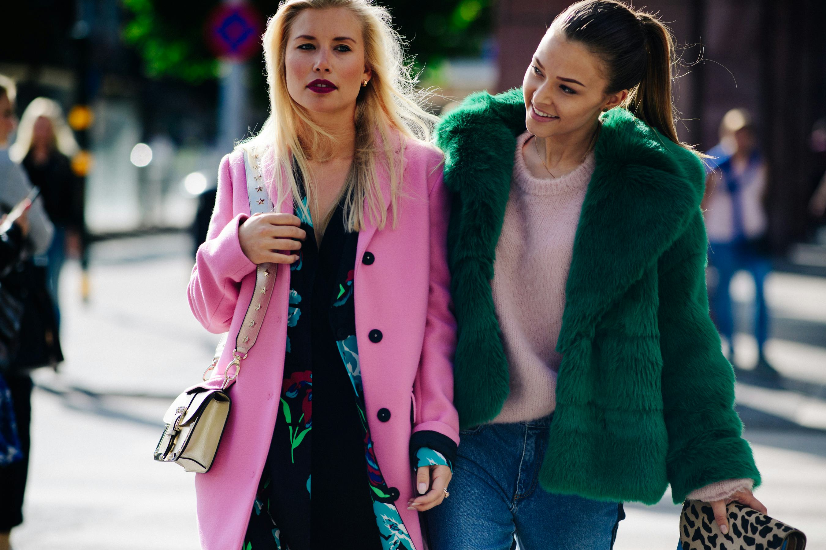 Stockholm Fashion Week Street Style Stars Are Still Dressing in Bright ...