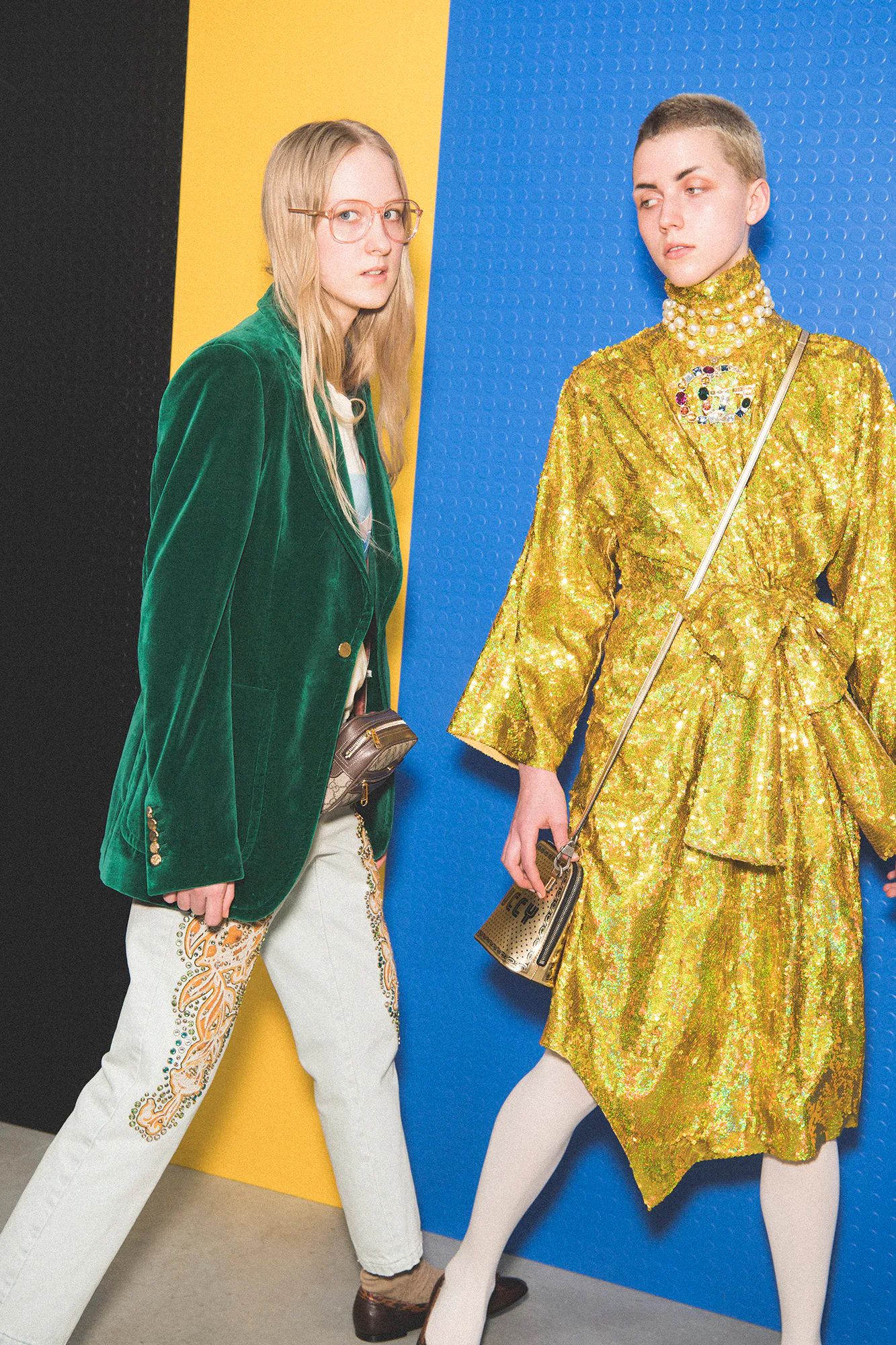 Gucci Kicks Off Milan Fashion Week with a Bang, Eighties Figure Skaters ...