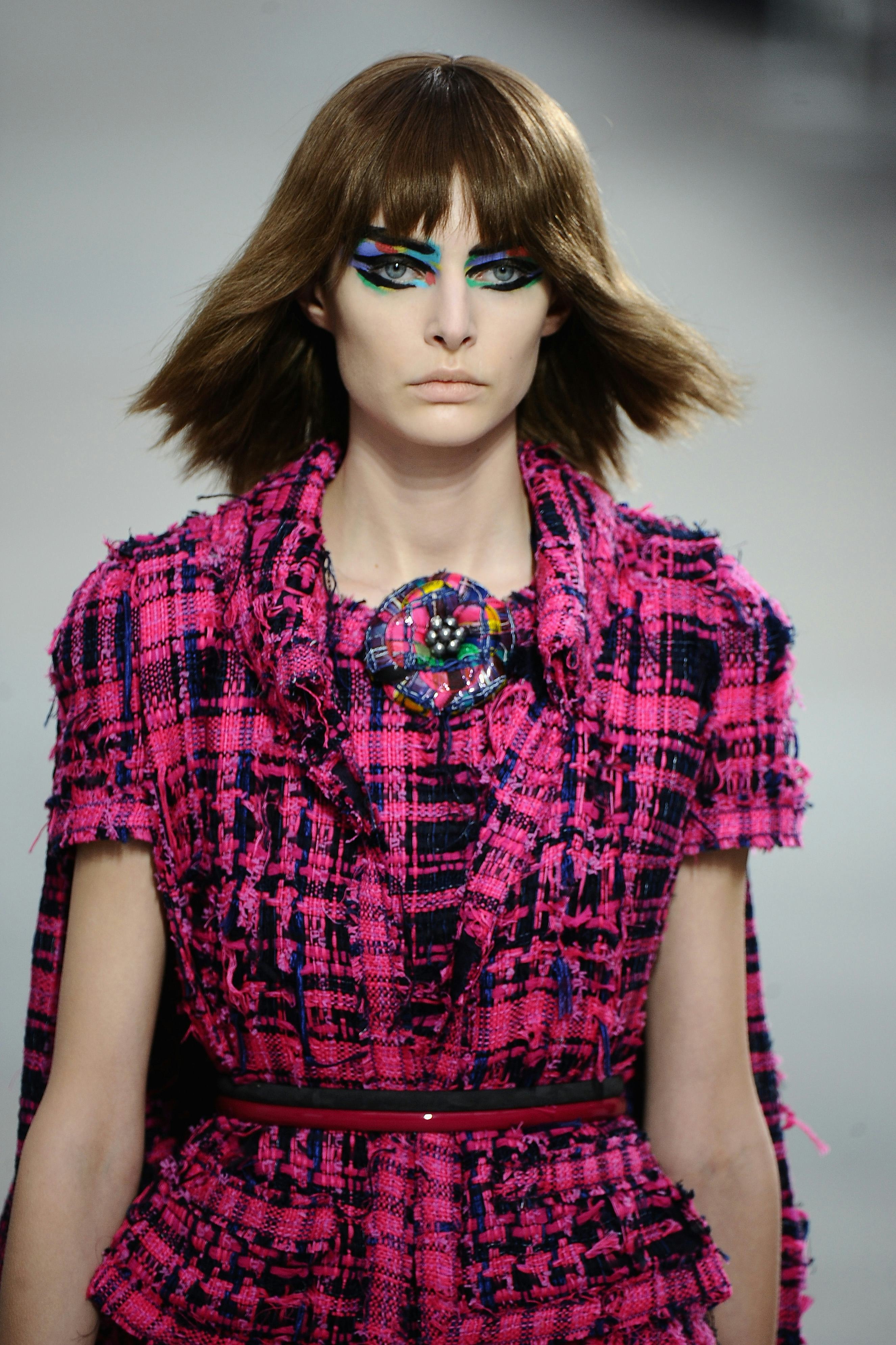 A Brief History of Chanel’s Daring Use of Colorful, Eccentric Makeup on ...