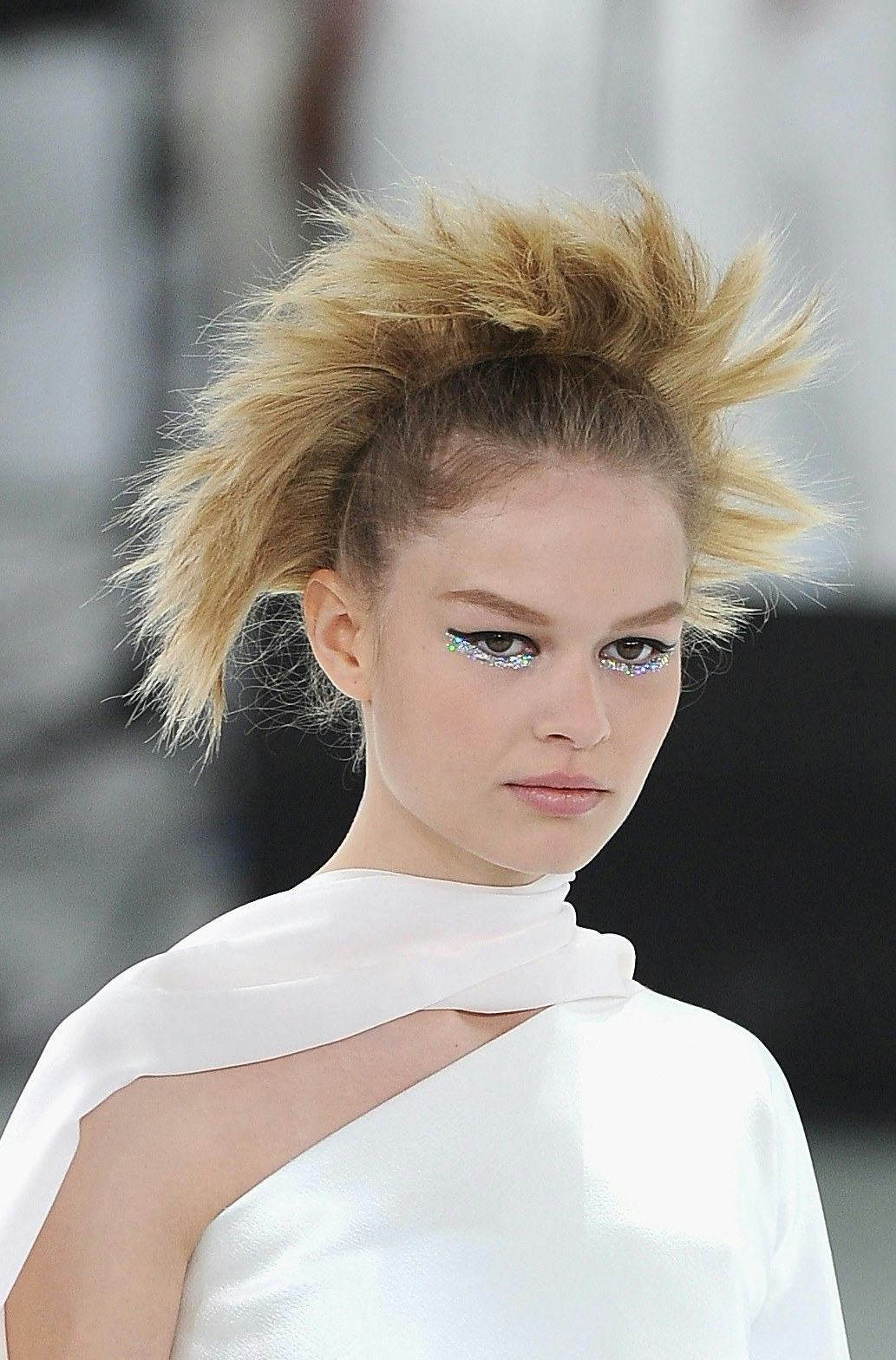 A Brief History of Chanel’s Daring Use of Colorful, Eccentric Makeup on ...