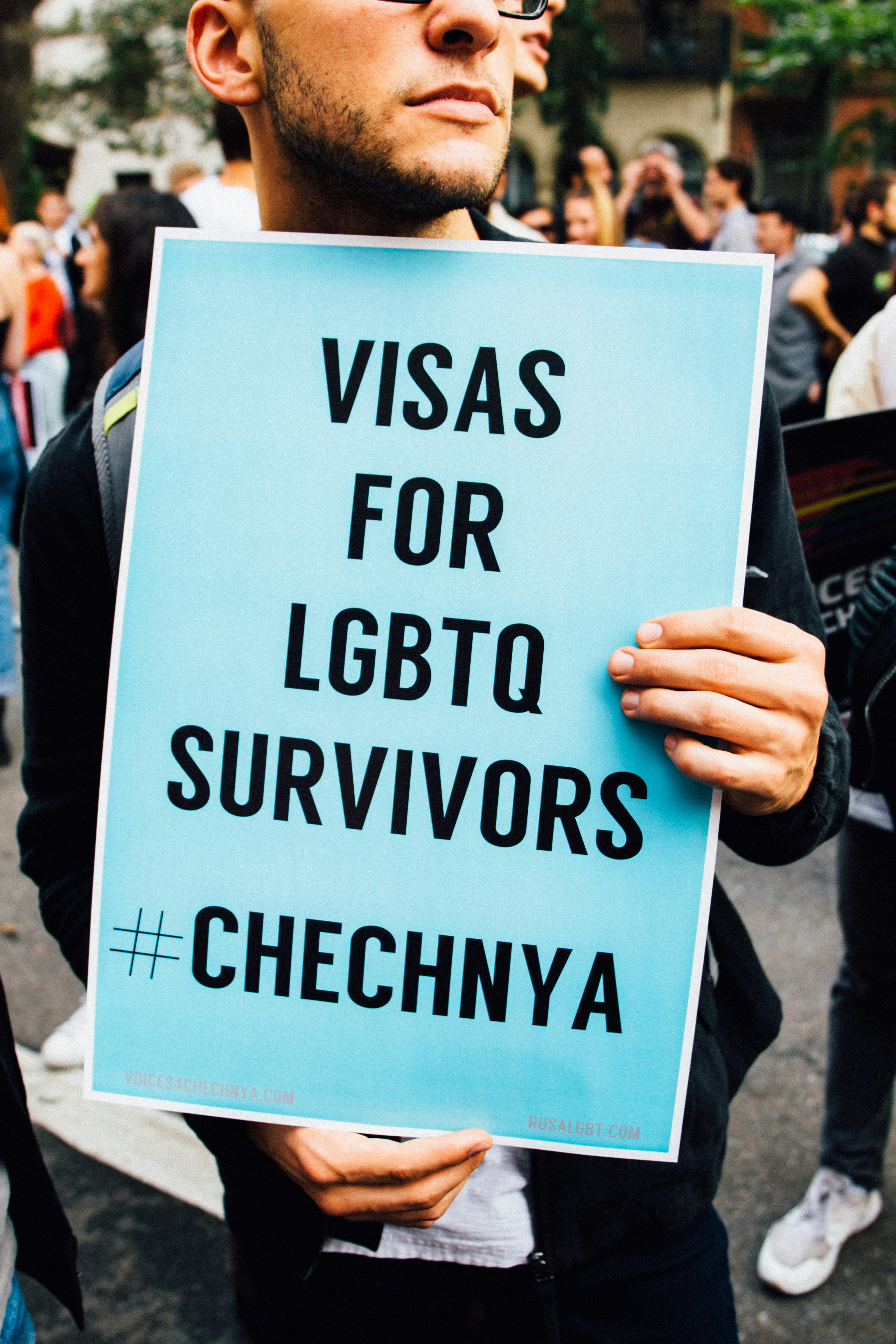 The Voices 4 Chechnya March in Photos: Hundreds Gather to Demand Action