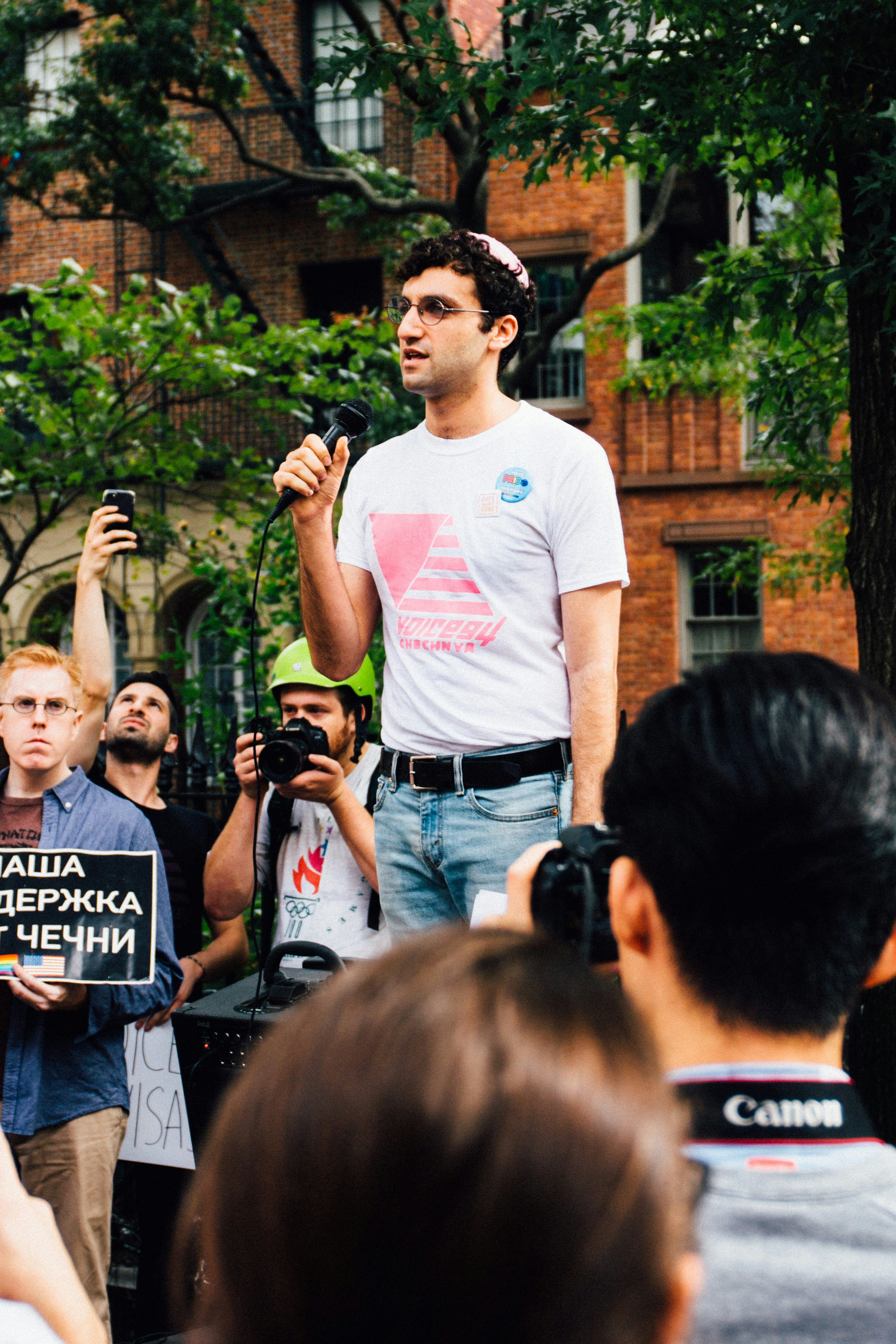The Voices 4 Chechnya March in Photos: Hundreds Gather to Demand Action
