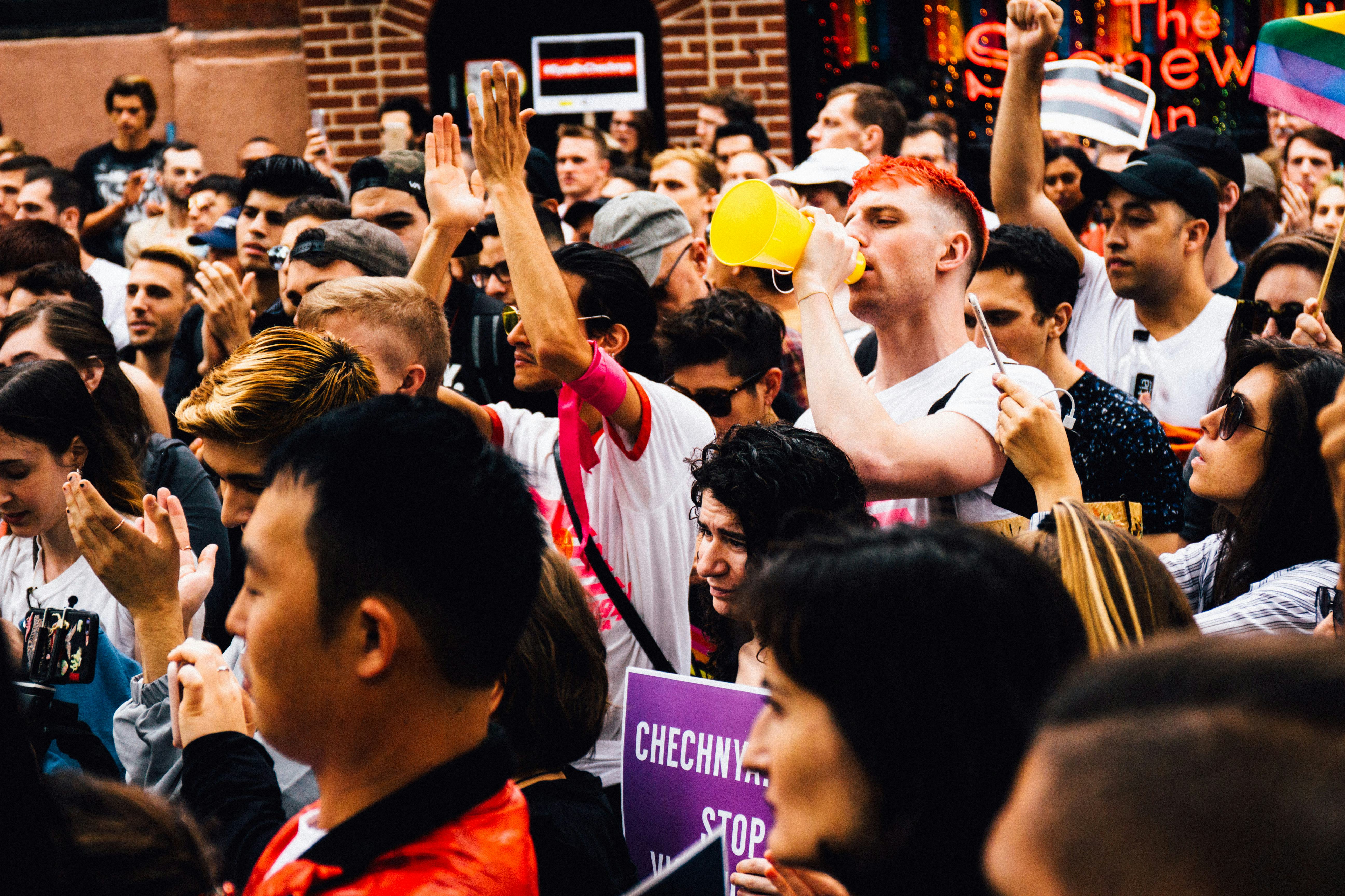 The Voices 4 Chechnya March in Photos: Hundreds Gather to Demand Action