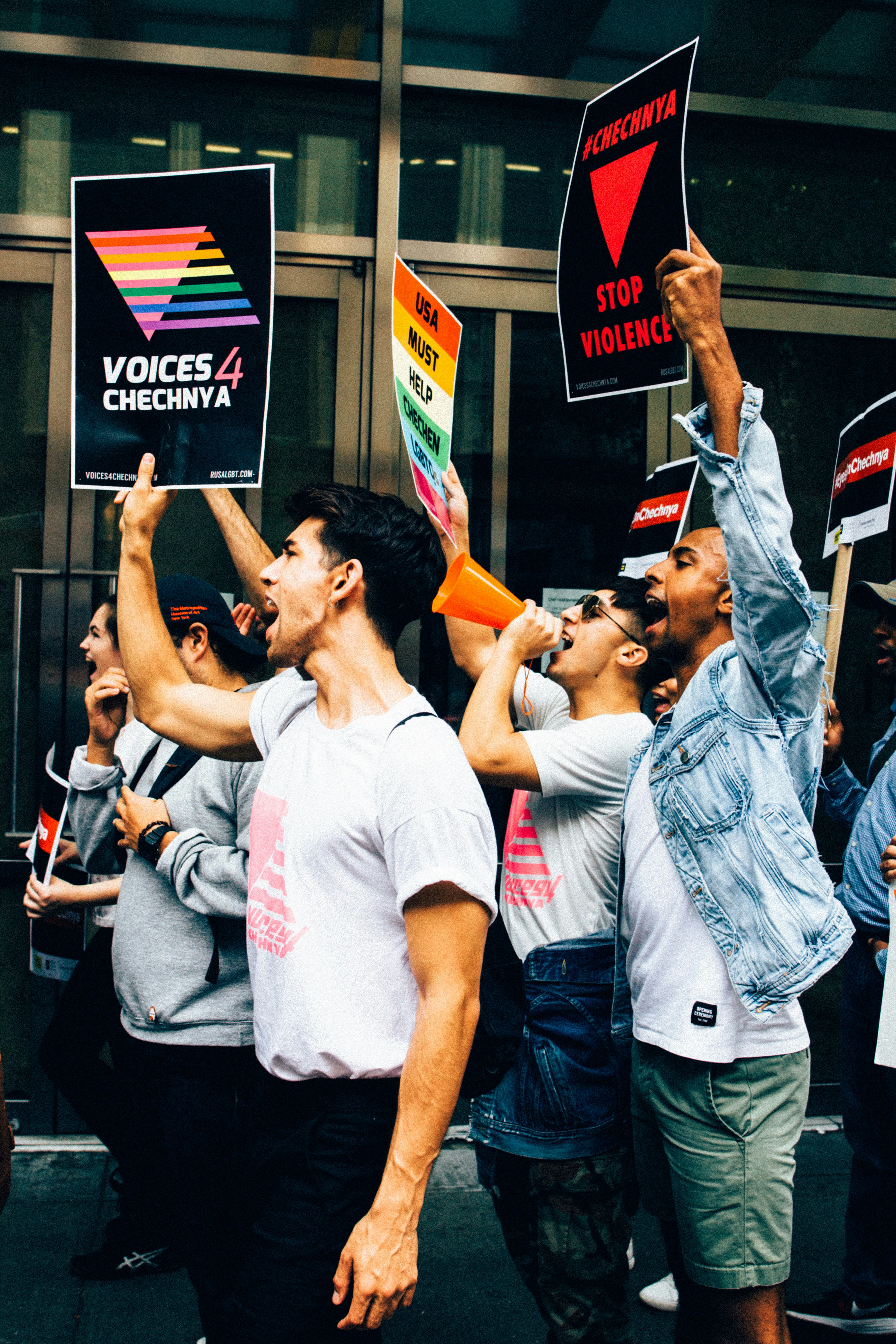 The Voices 4 Chechnya March in Photos: Hundreds Gather to Demand Action