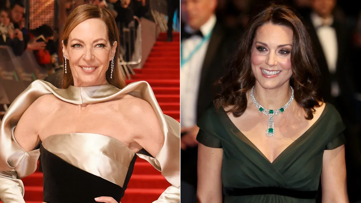 Allison Janney Was Barefoot When She Met Kate Middleton and Prince William