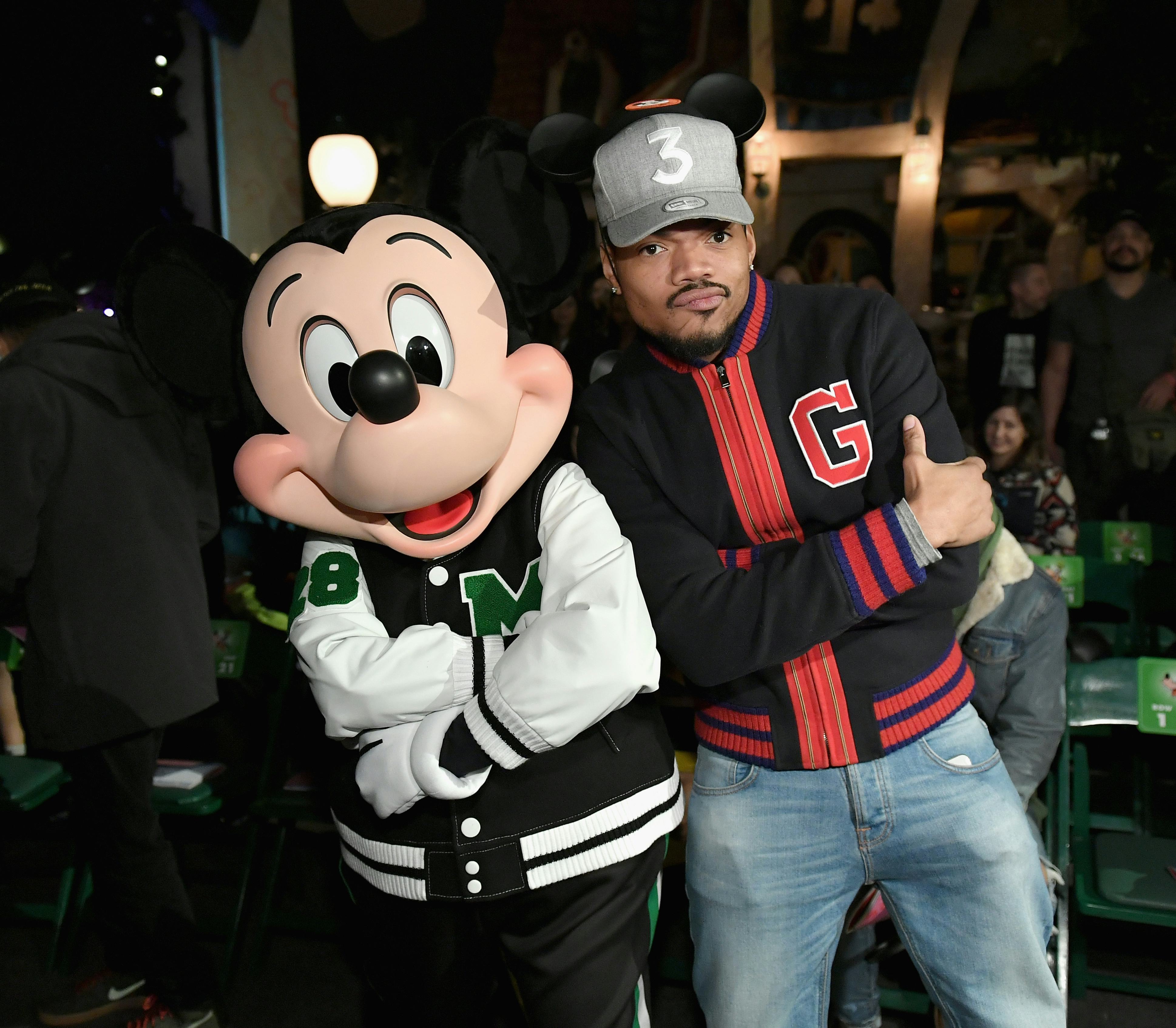 Chance the Rapper and Mickey Mouse Are the Best Celebrity Couple