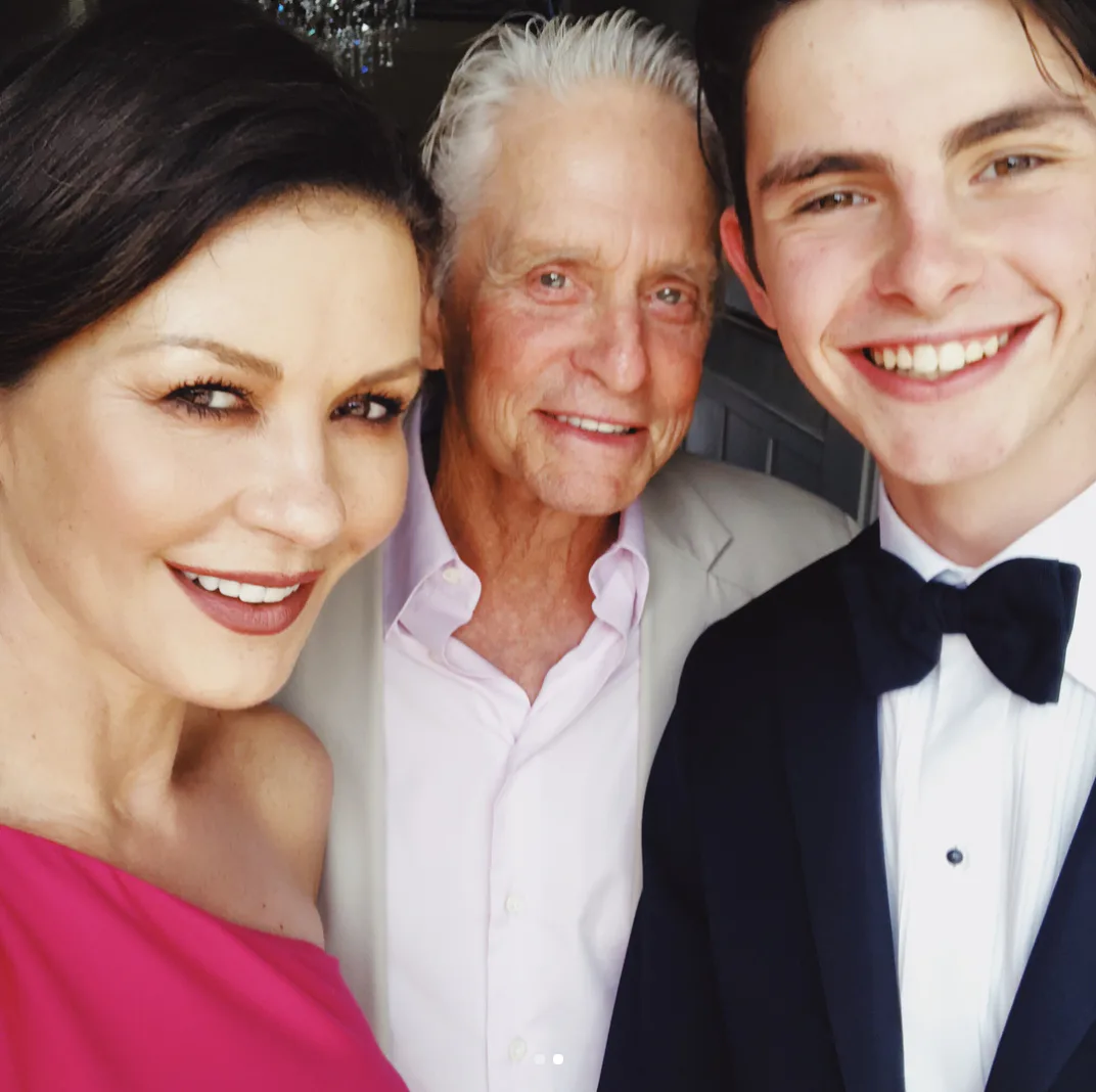 Catherine Zeta-Jones Is “Prom Proud” of Her and Michael Douglas’s Son ...