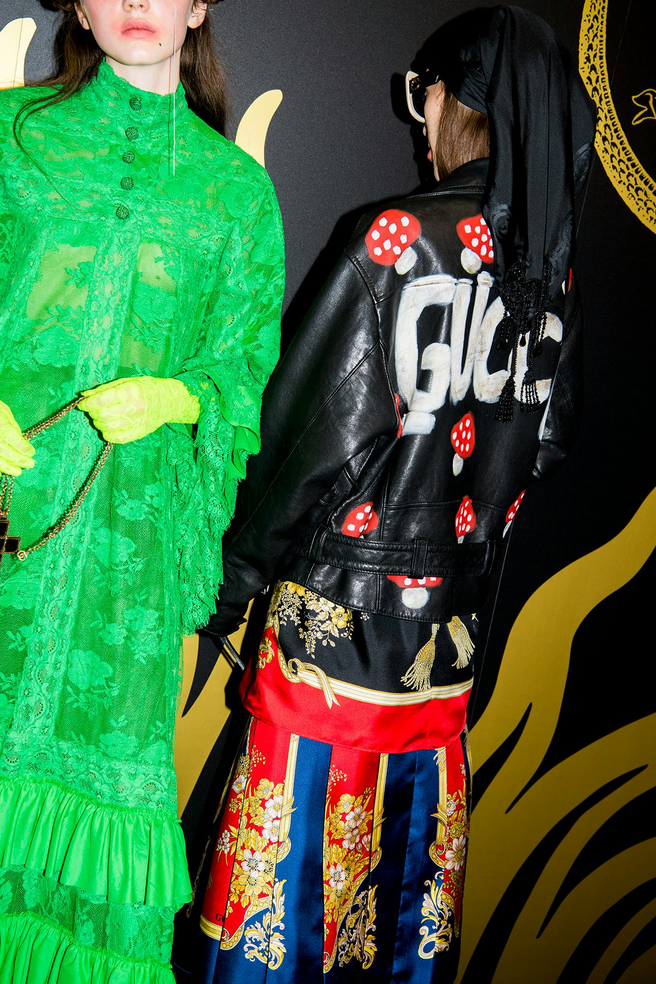 The Gucci Cruise 2019 Show Featured a Ghostly Clash of the Patterns