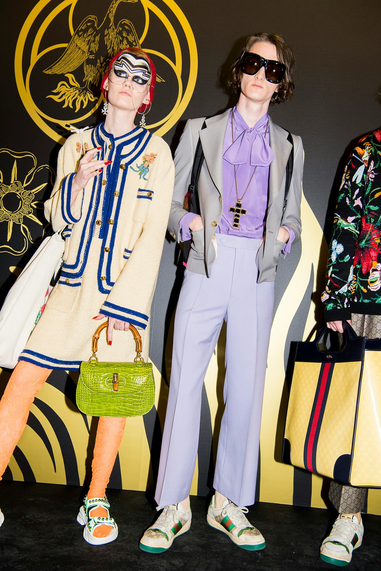The Gucci Cruise 2019 Show Featured a Ghostly Clash of the Patterns