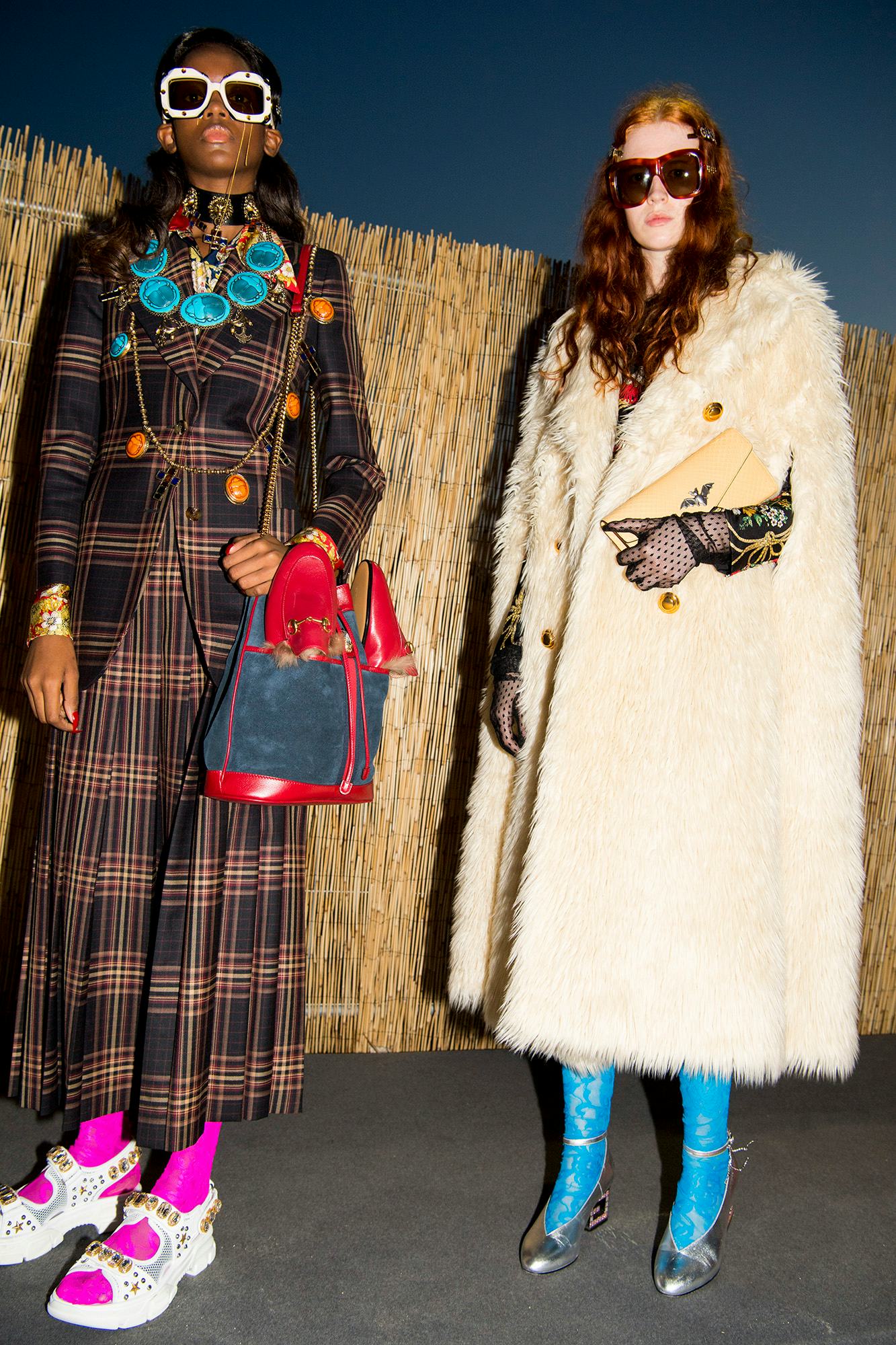 The Gucci Cruise 2019 Show Featured a Ghostly Clash of the Patterns