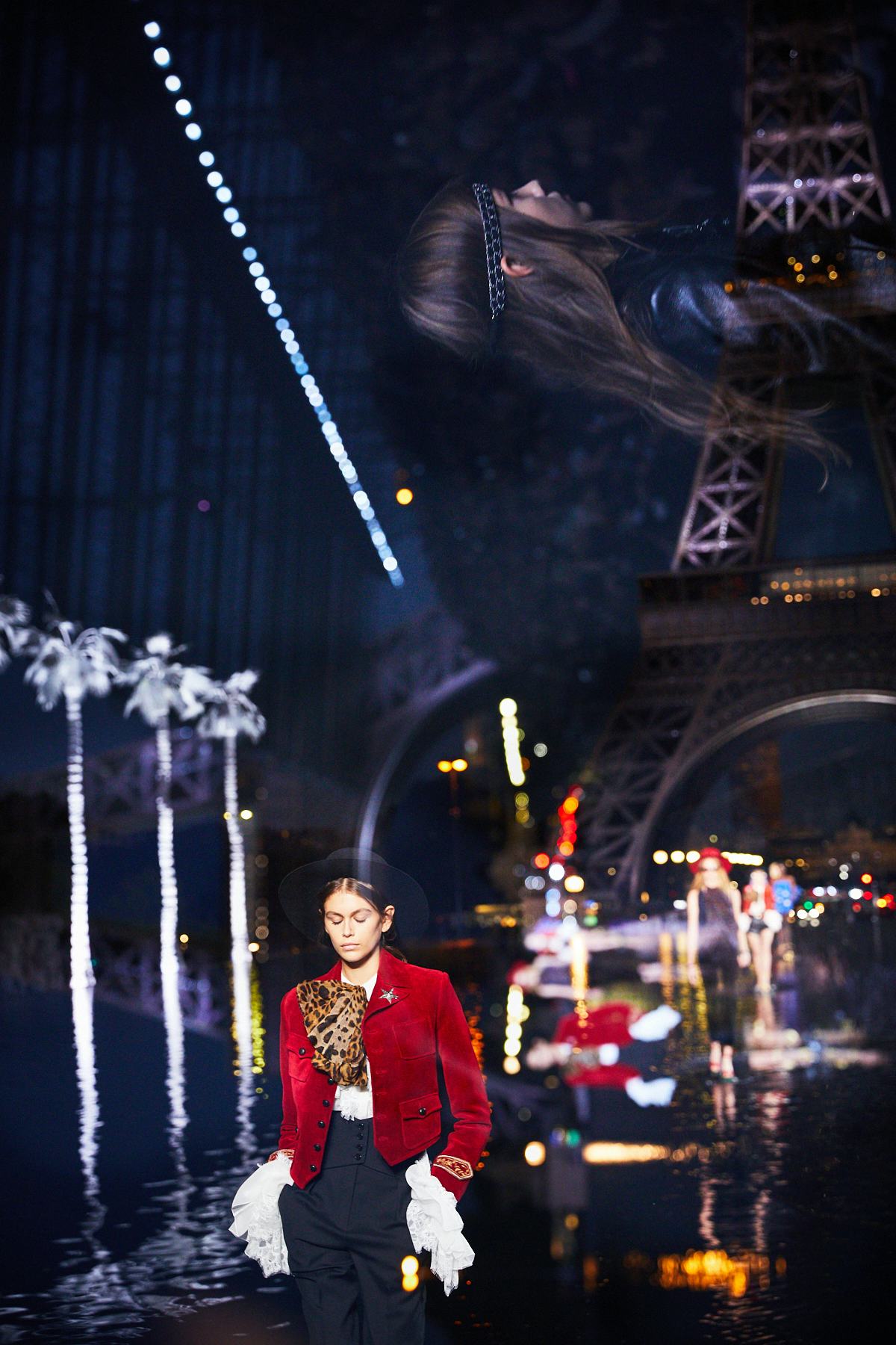 At Saint Laurent, Kaia Gerber, Abbey Lee Kershaw, and Anja Rubik Walked ...