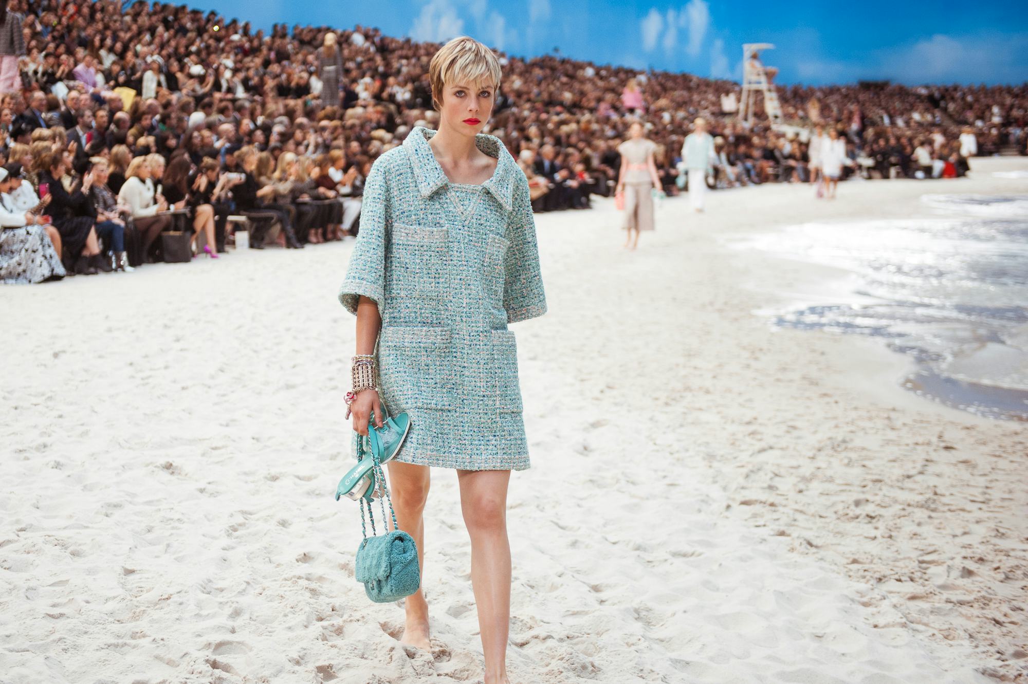 Chanel Turned Paris Fashion Week Into an Actual Day at the Beach ...
