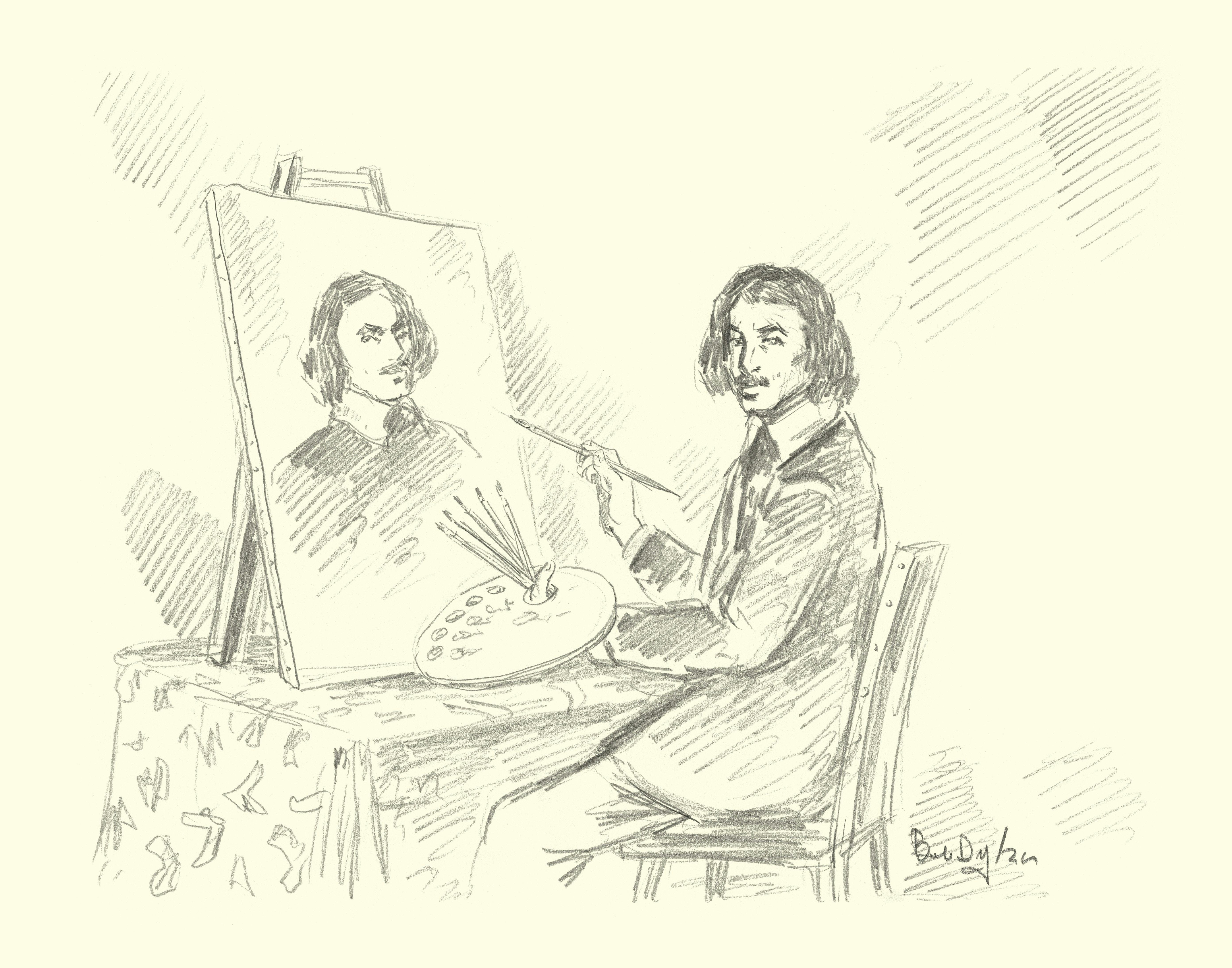 What Bob Dylan’s Drawings of His Greatest Hits Look Like