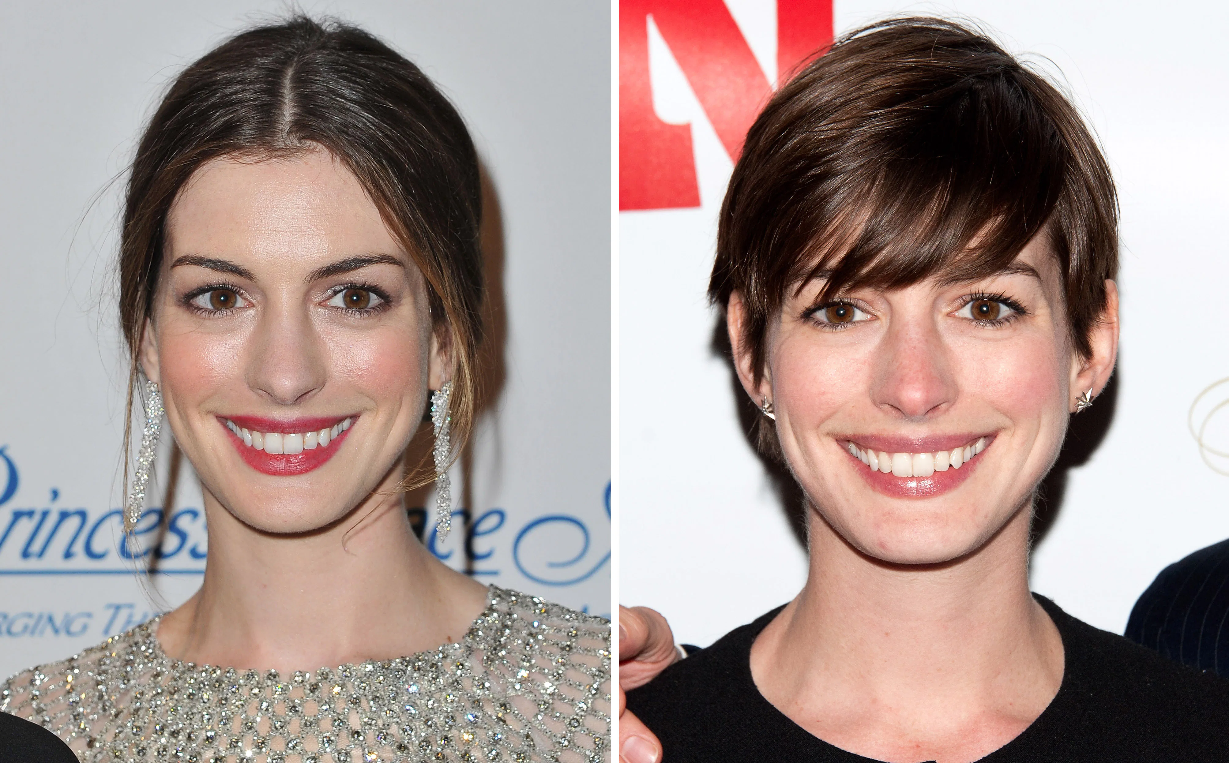 Mandy Moore Tries Bangs For One Night Only