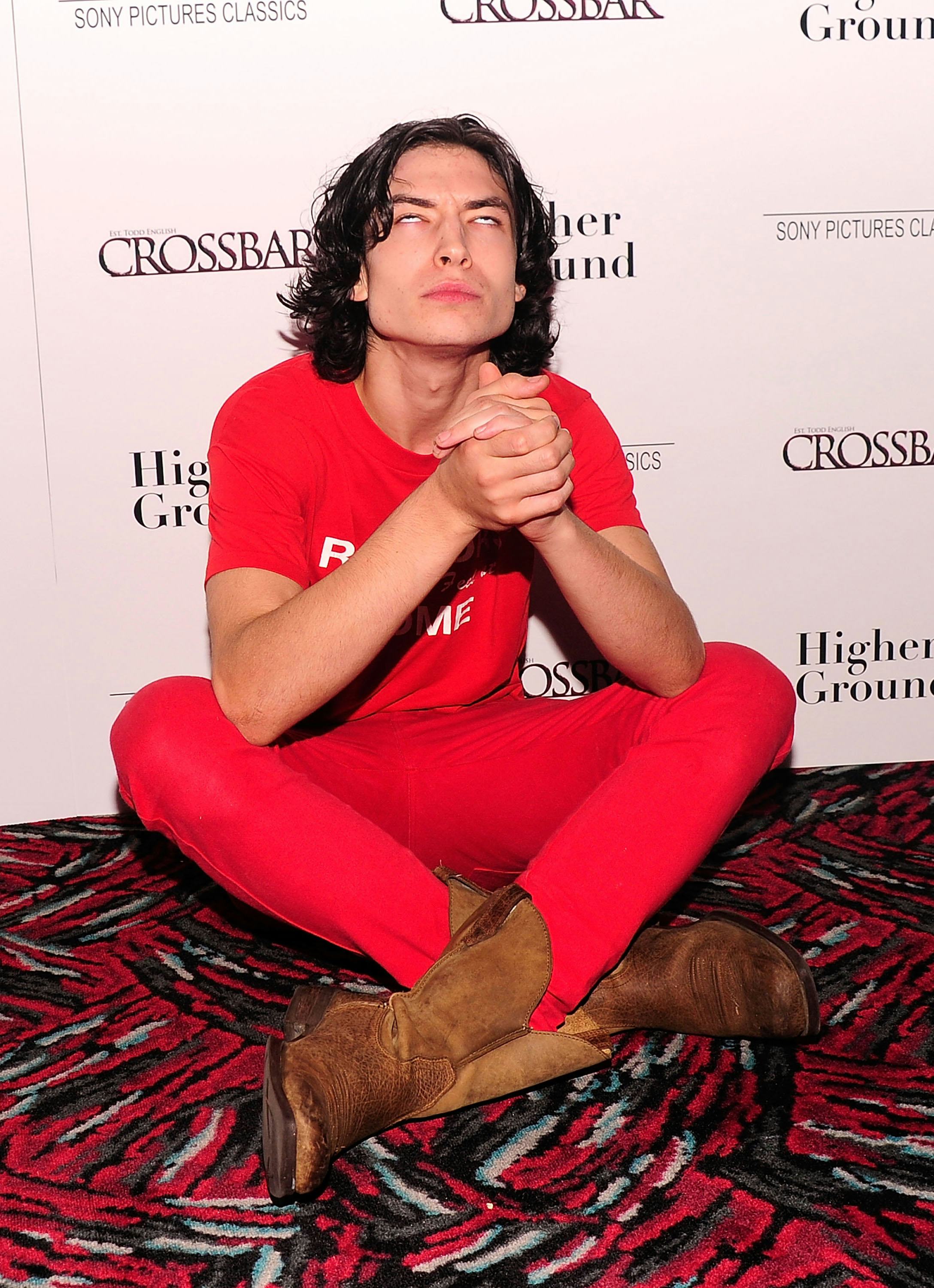 Ezra Miller’s Red Carpet Journey Into a Glittery Hedwig