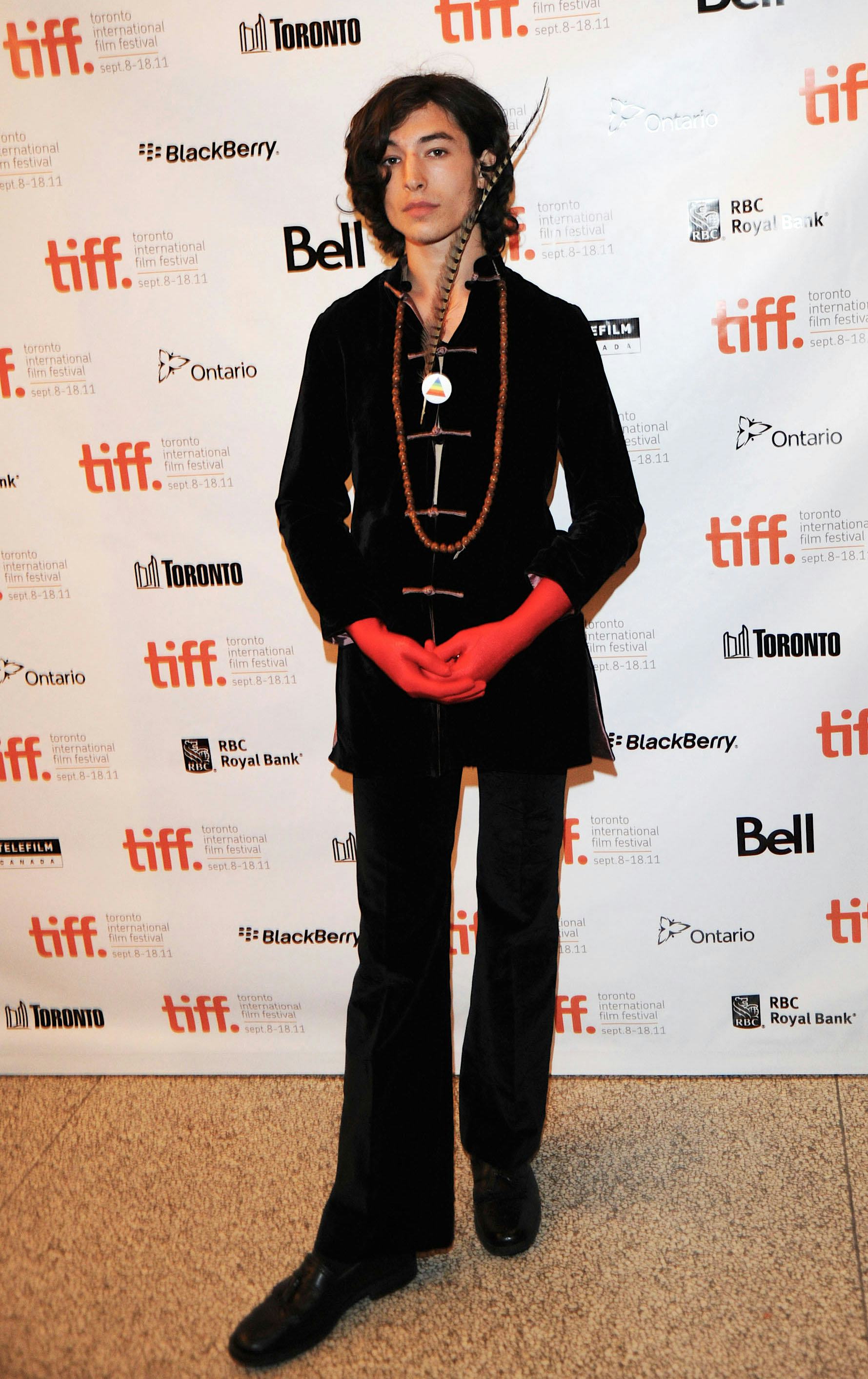 Ezra Miller’s Red Carpet Journey Into a Glittery Hedwig