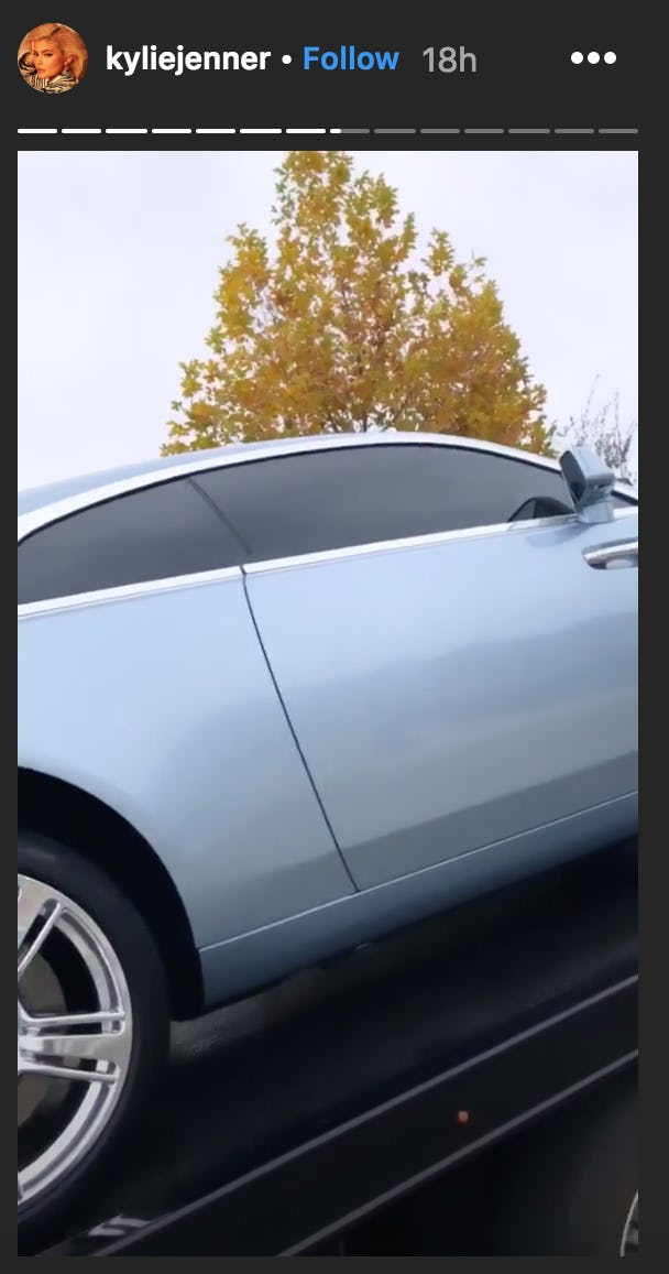 Kylie Jenner Gets a Custom Rolls-Royce Wraith With Sparkly Ceilings