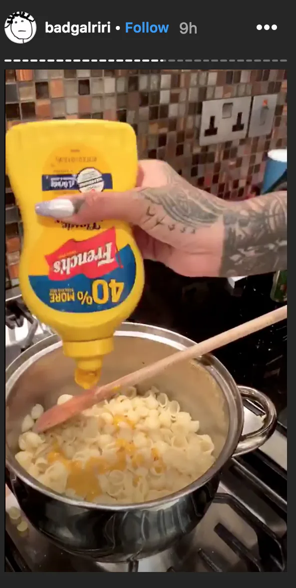 Rihanna Just Did A Full Cooking Lesson On Instagram